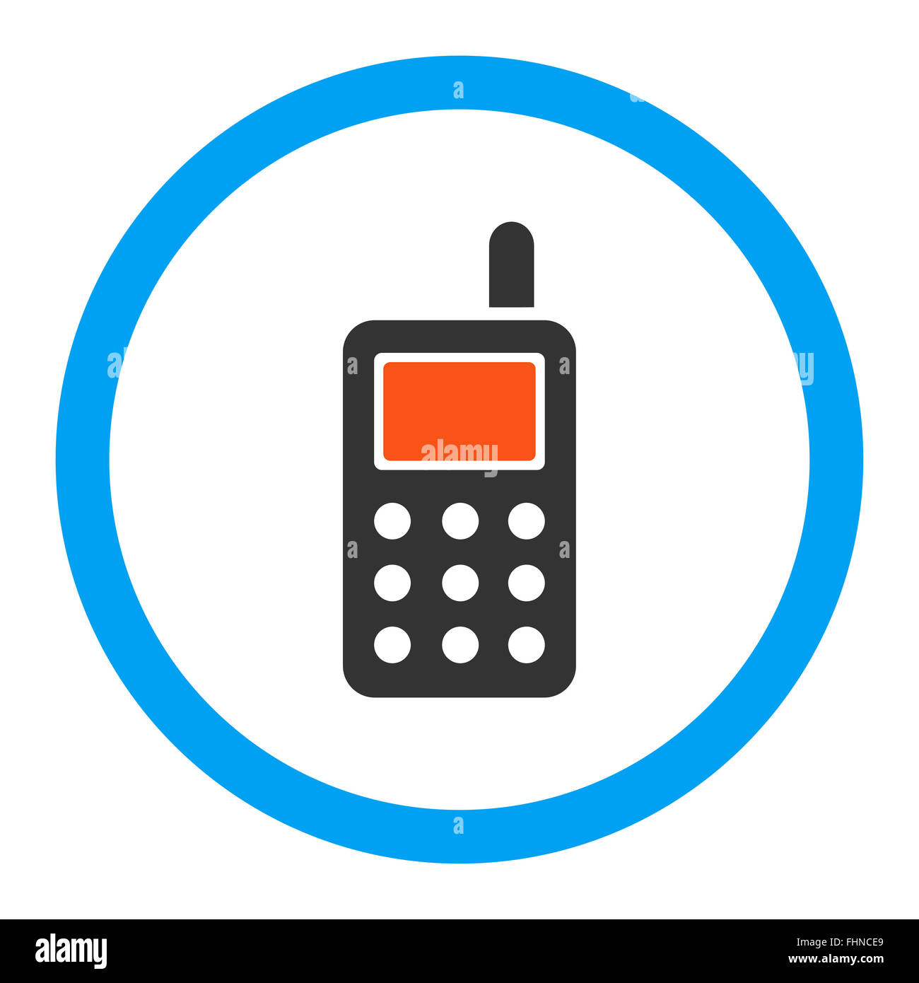 Call rounded glyph hi-res stock photography and images - Alamy