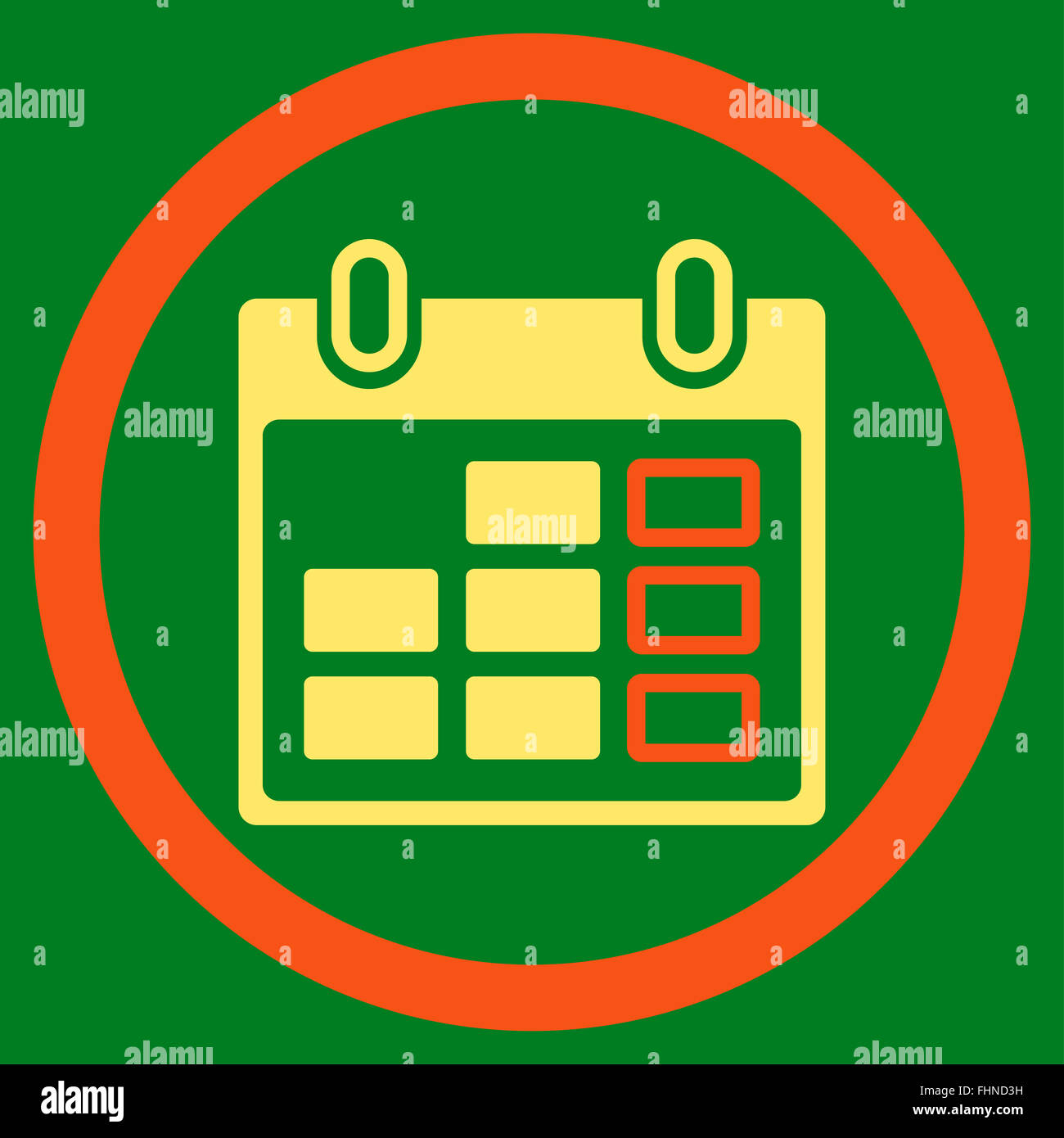 Calendar Week Icon Stock Photo - Alamy