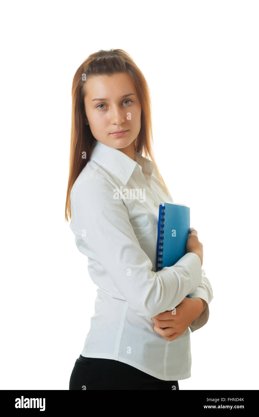 young girl trainee Stock Photo - Alamy