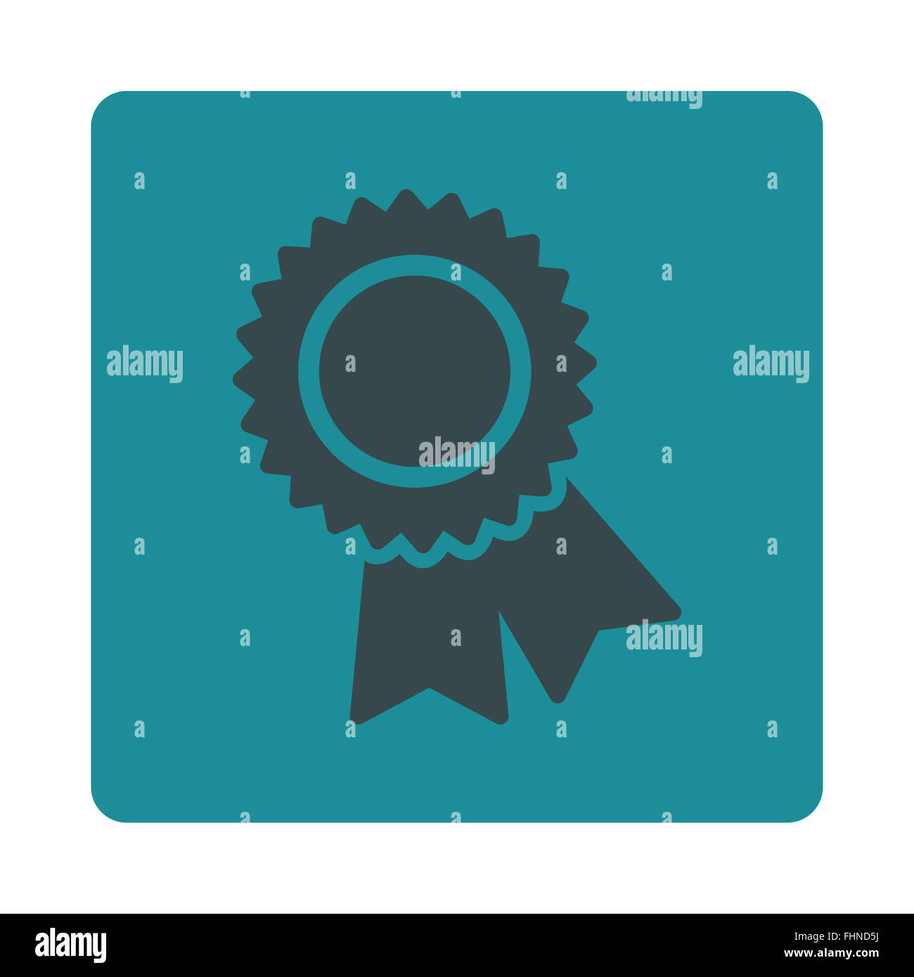 Certification icon from Award Buttons OverColor Set Stock Photo - Alamy