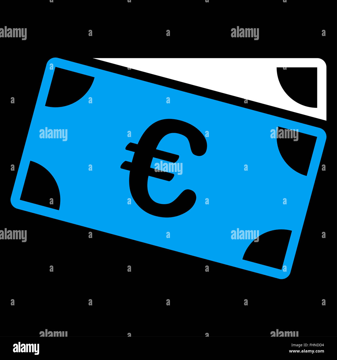 Euro Banknotes Icon Stock Photo - Alamy