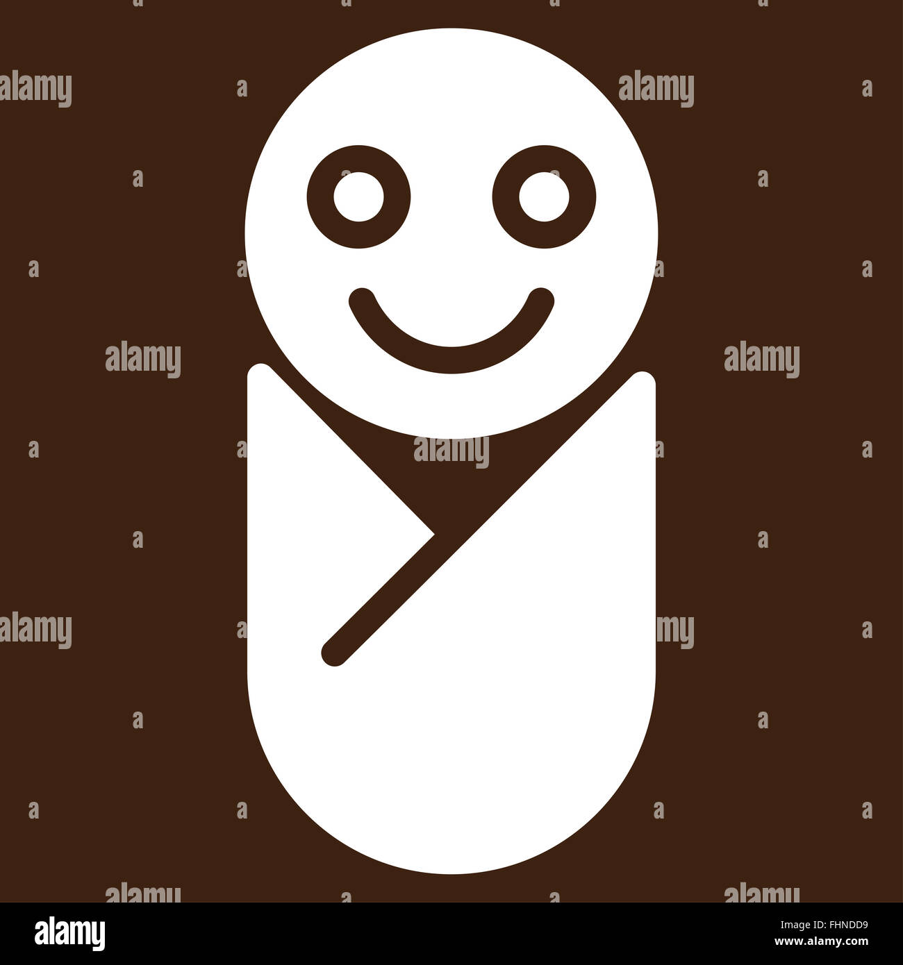 Infant Flat Icon Stock Photo - Alamy