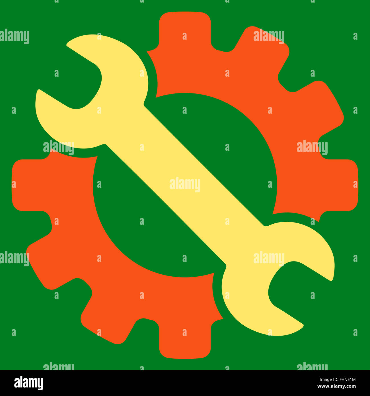 Service Tools Icon Stock Photo - Alamy