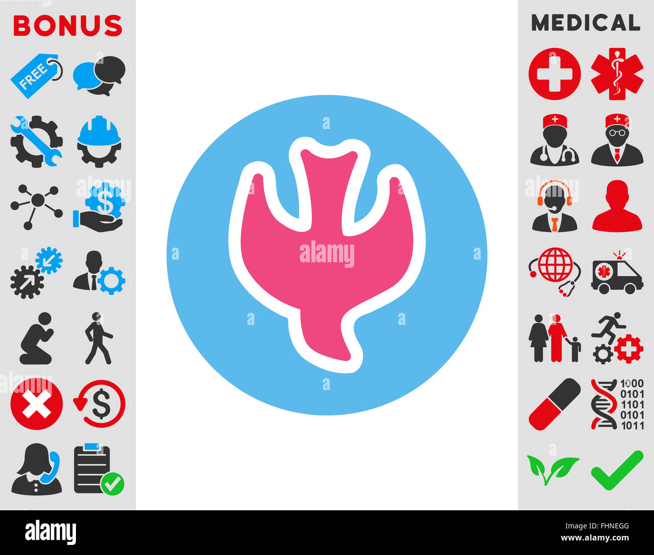 Falling Soul Icon Stock Photo - Alamy