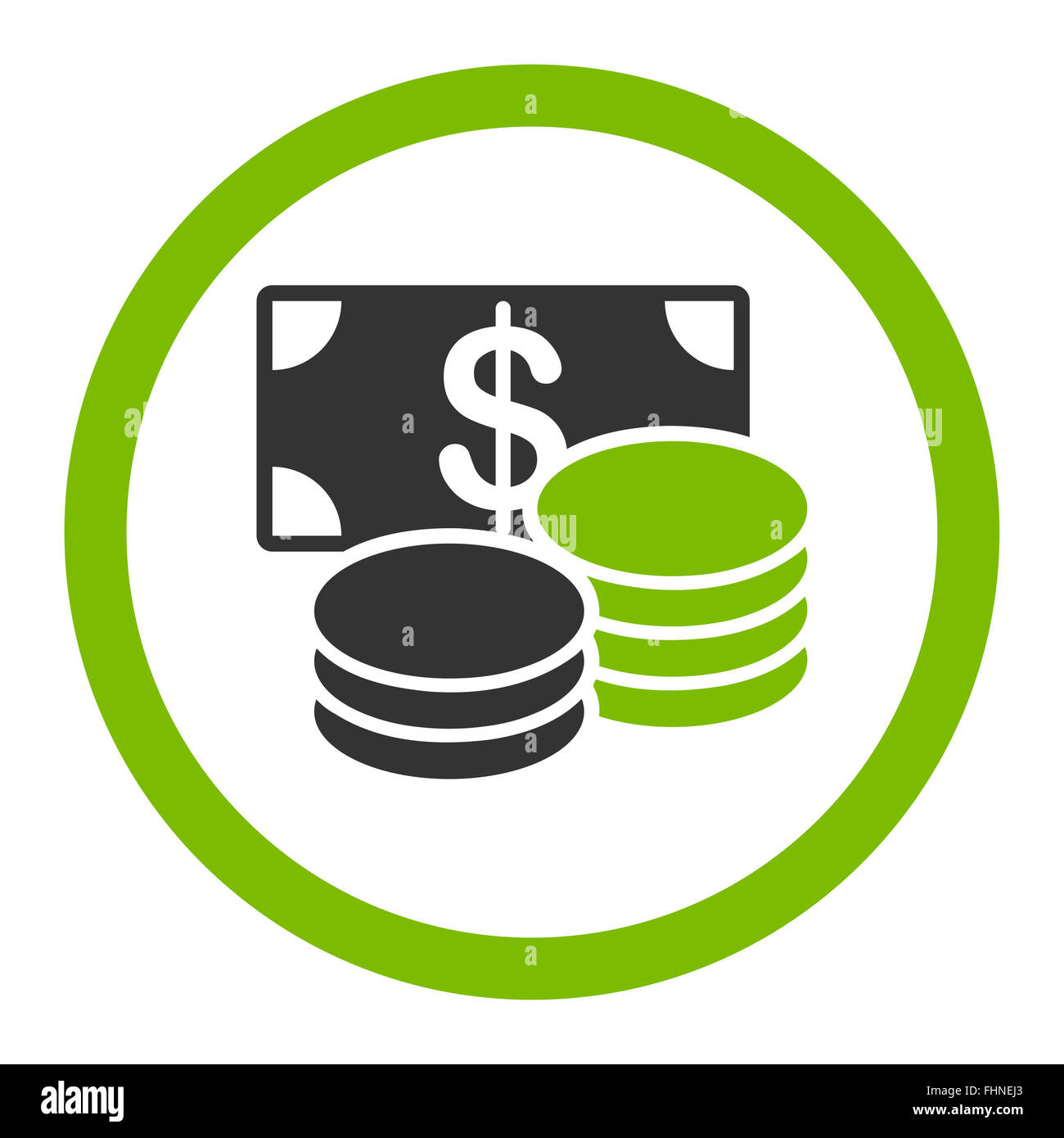 Cash icon Stock Photo - Alamy