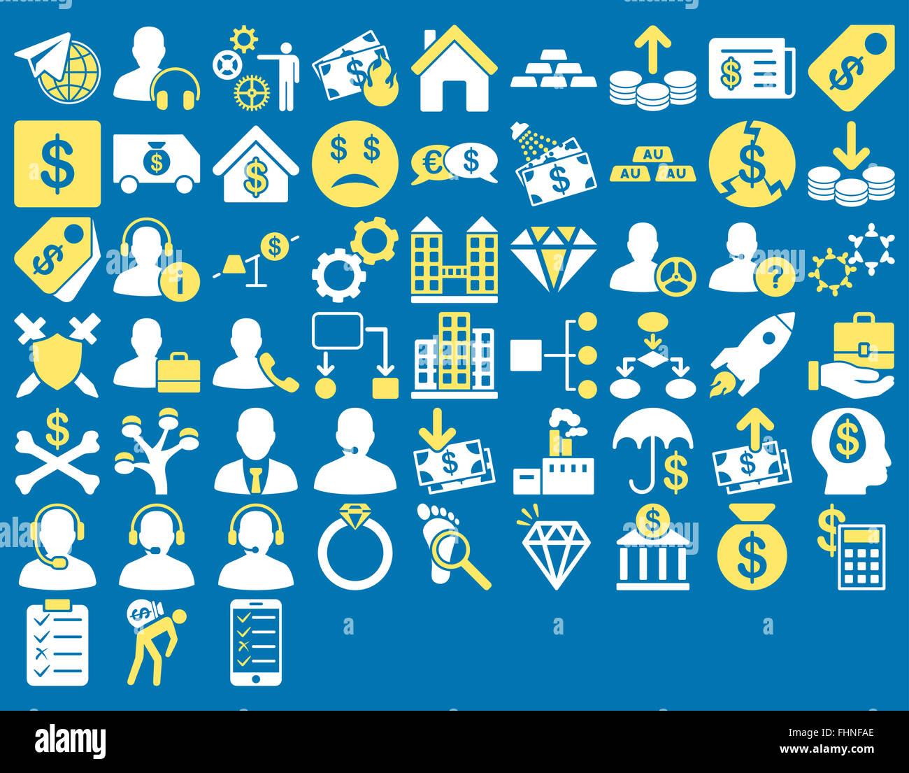 Commerce Icon Set Stock Photo - Alamy