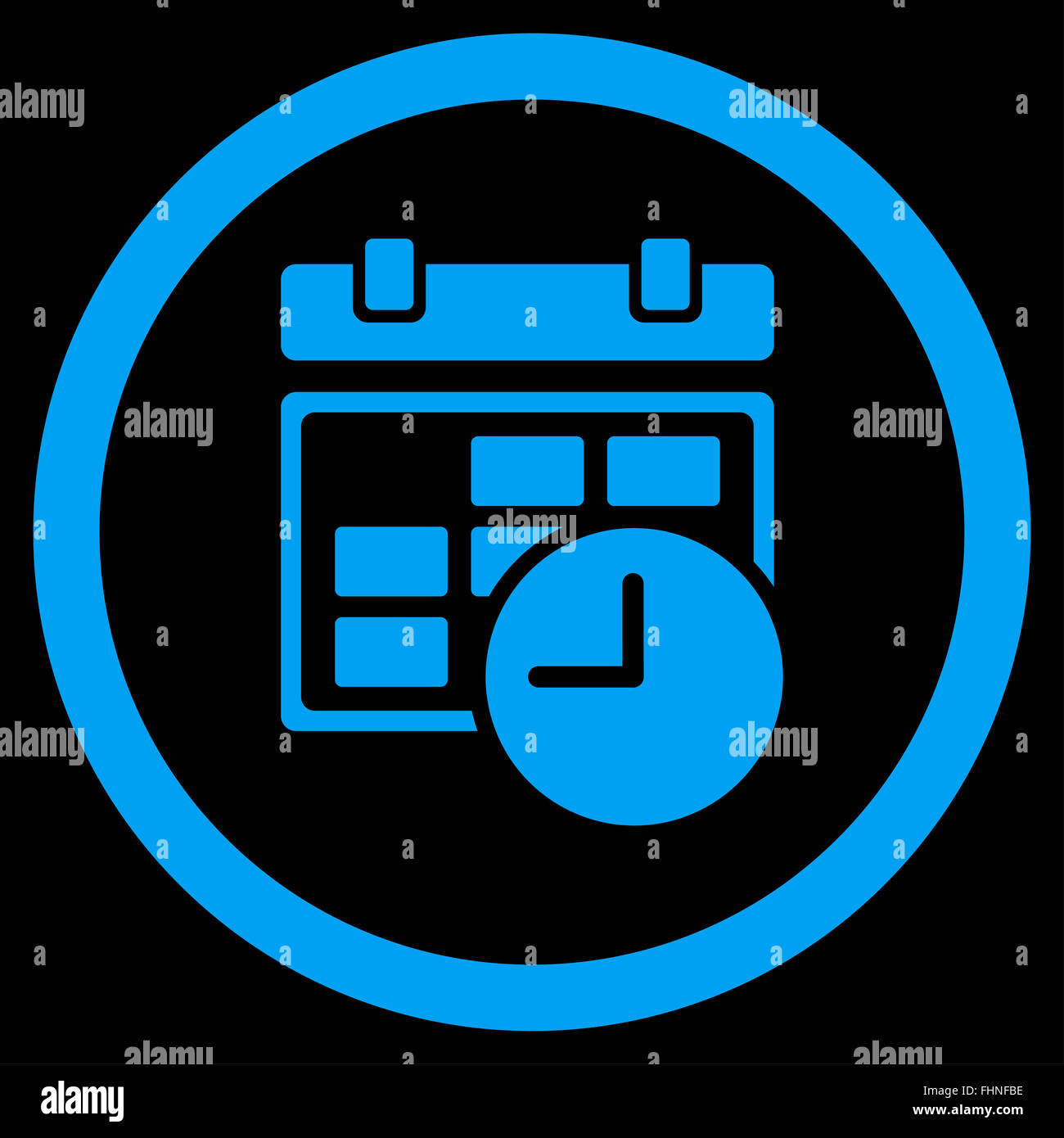 Date And Time Icon Stock Photo - Alamy