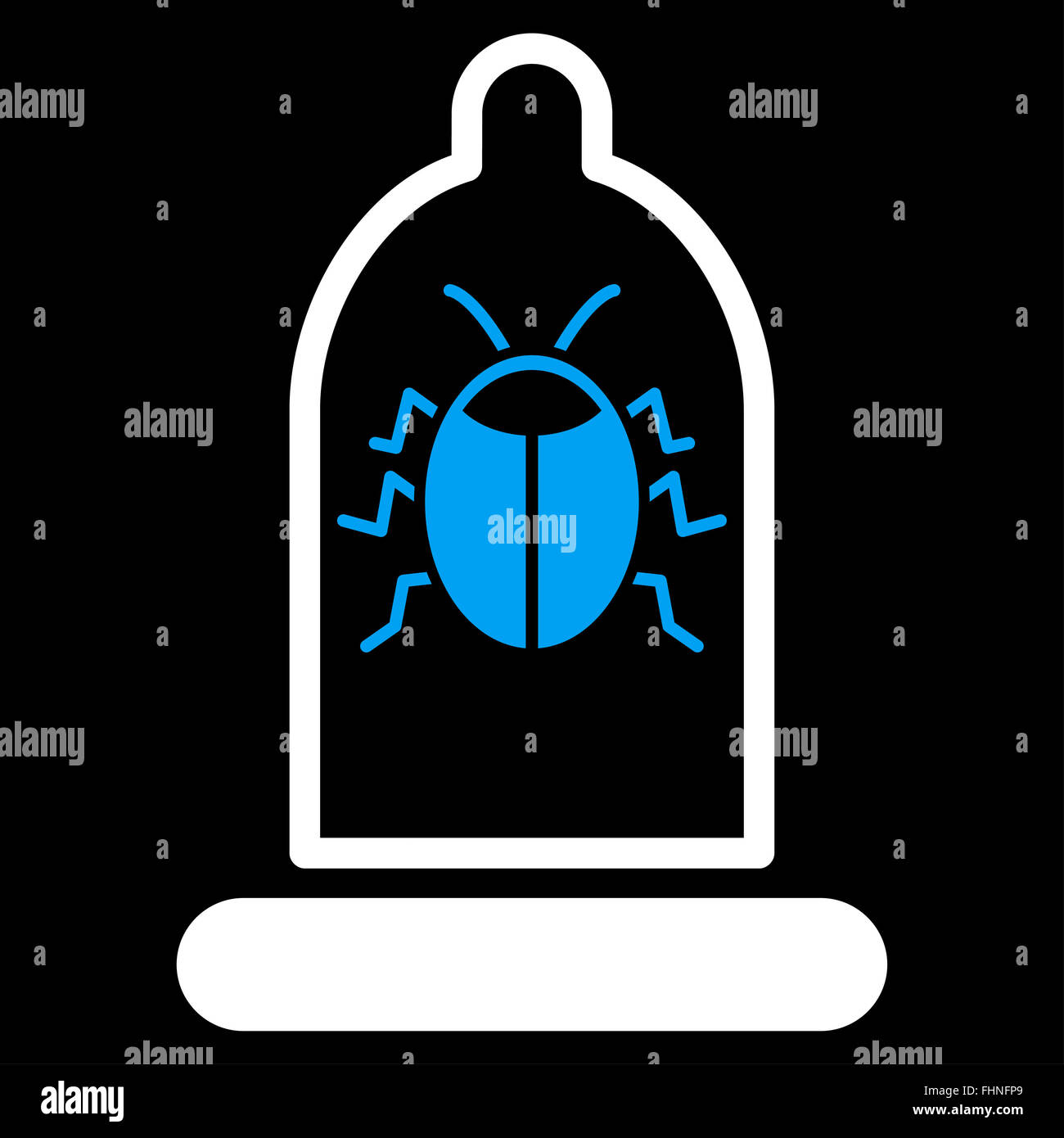 Bug Protection Icon Stock Photo - Alamy
