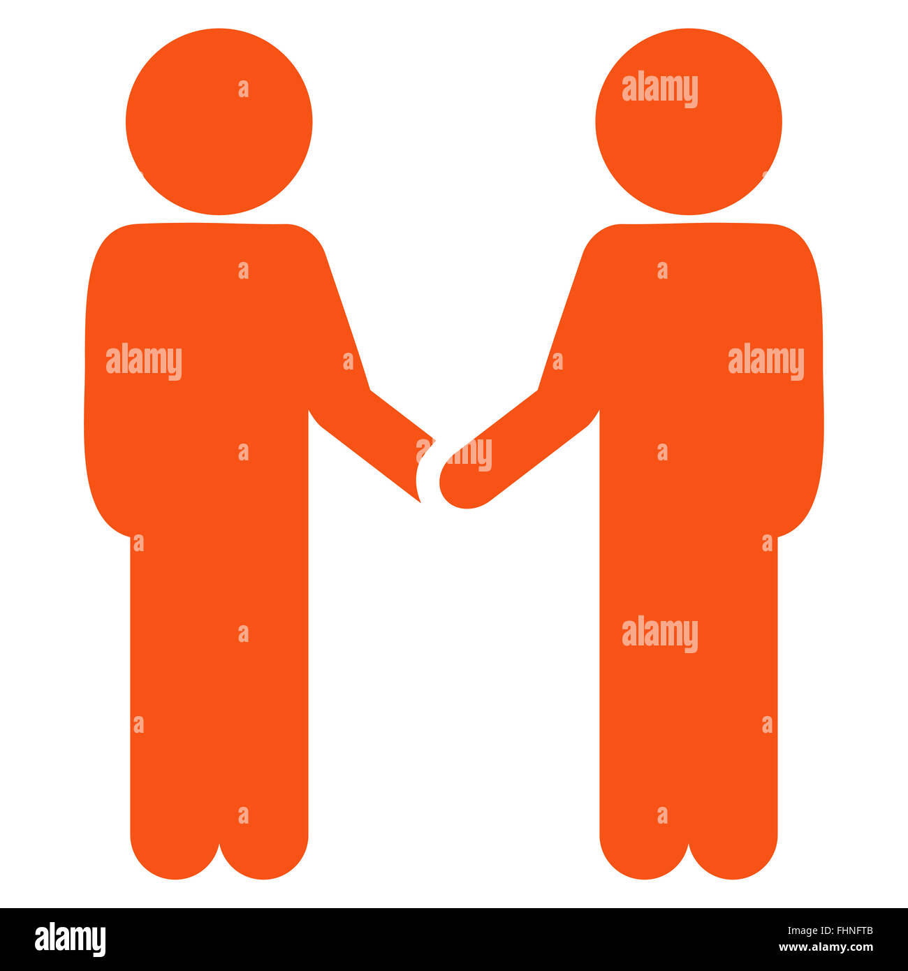 Men Handshake Icon Stock Photo - Alamy
