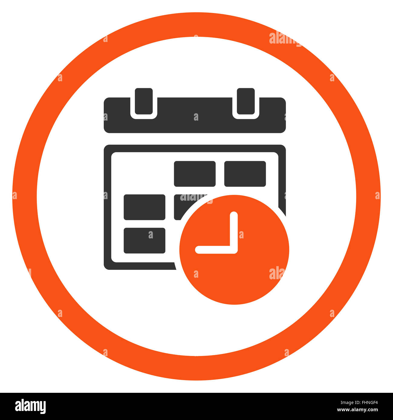 Date And Time Icon Stock Photo - Alamy