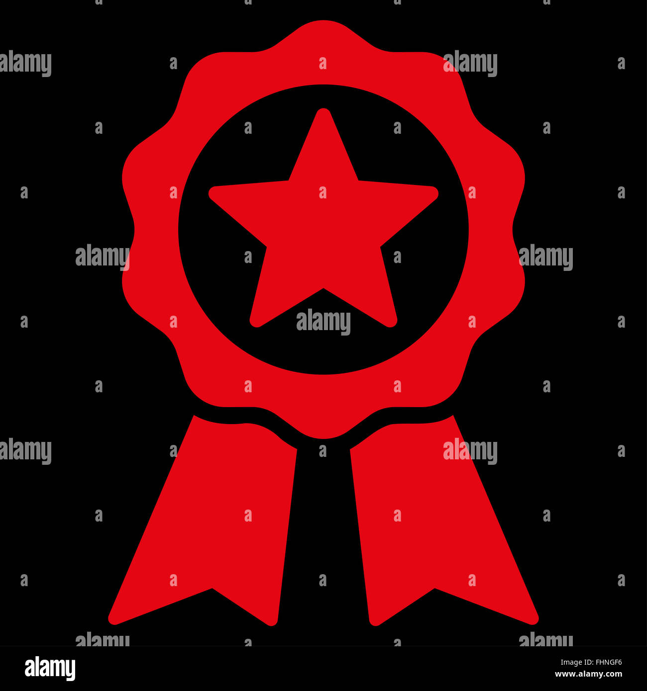 Certification Seal Icon Stock Photo - Alamy