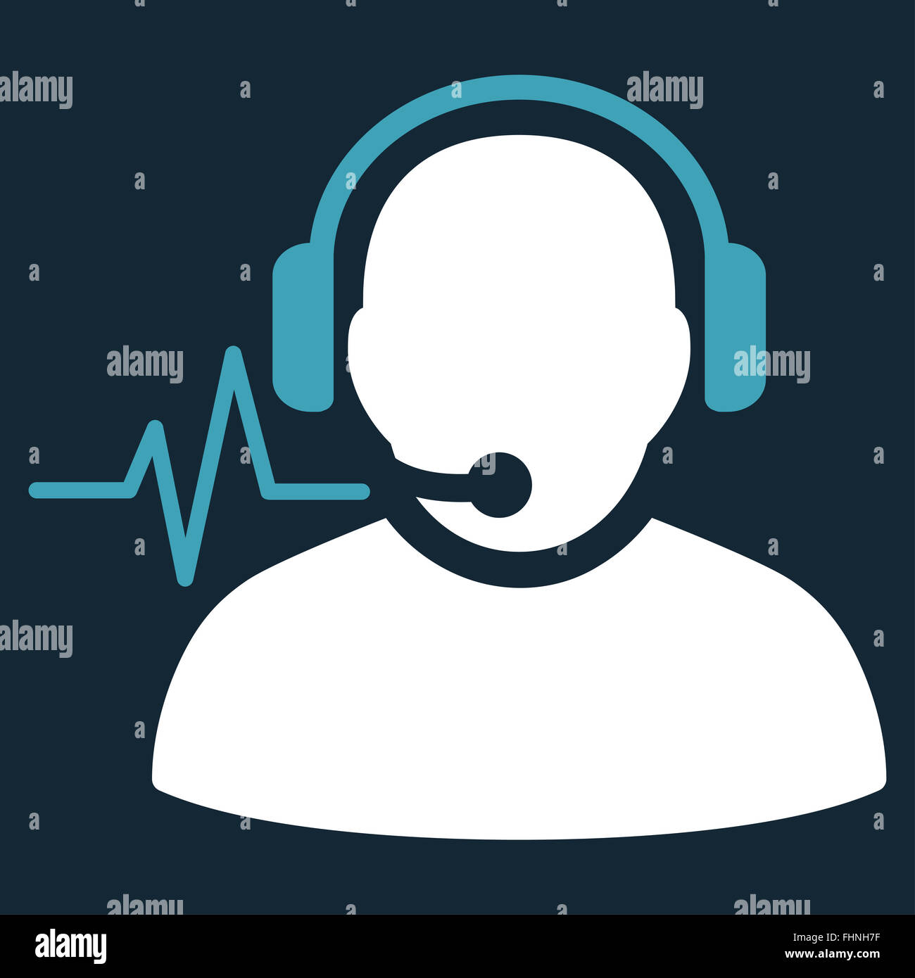 Operator Signal Icon Stock Photo - Alamy