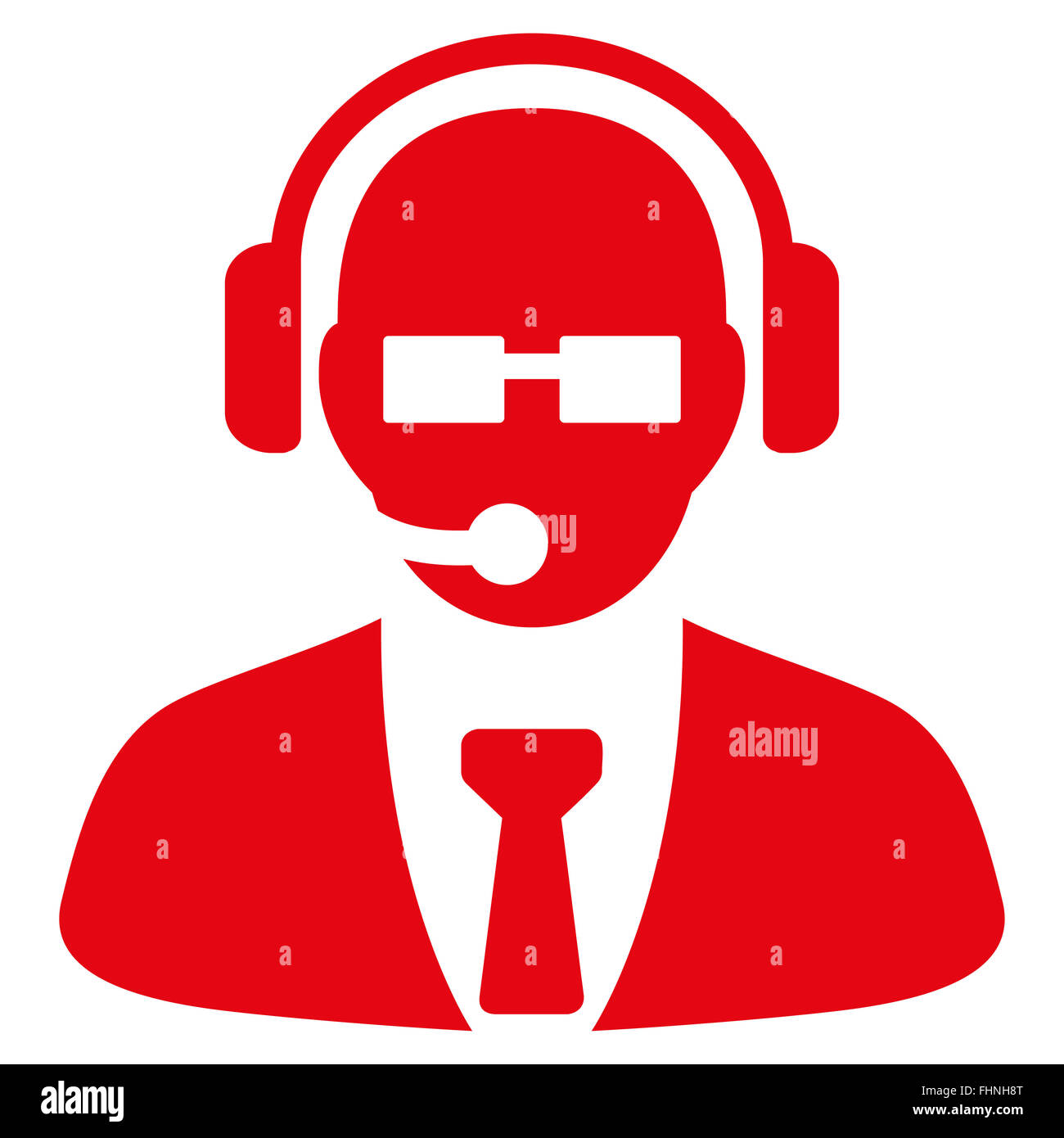 Support Manager Icon Stock Photo - Alamy