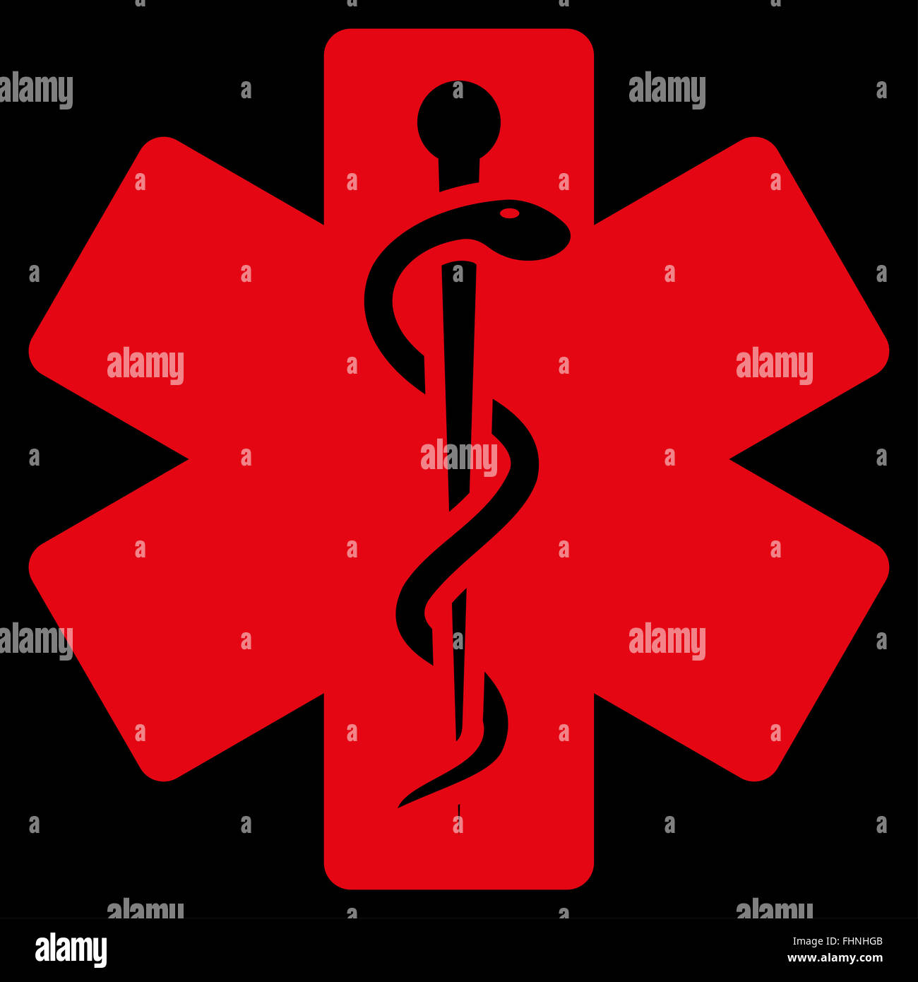 Life Star Icon Stock Photo - Alamy