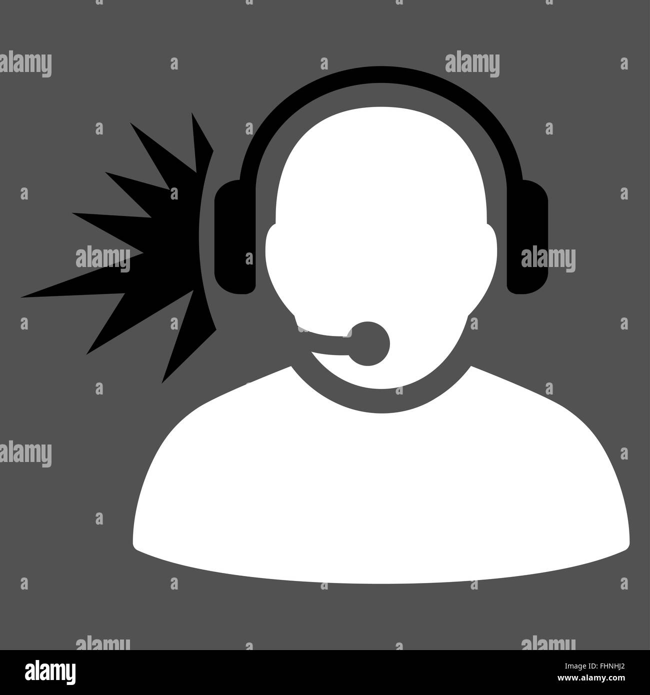 Operator Signal Icon Stock Photo - Alamy