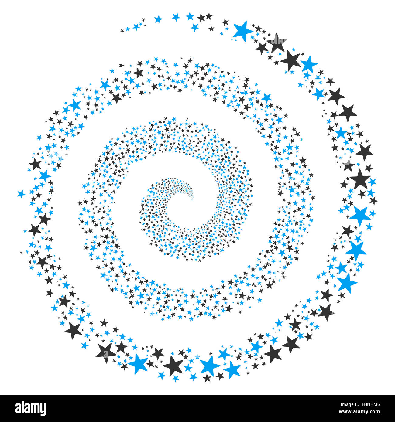 Salute Star Spiral Stock Photo - Alamy