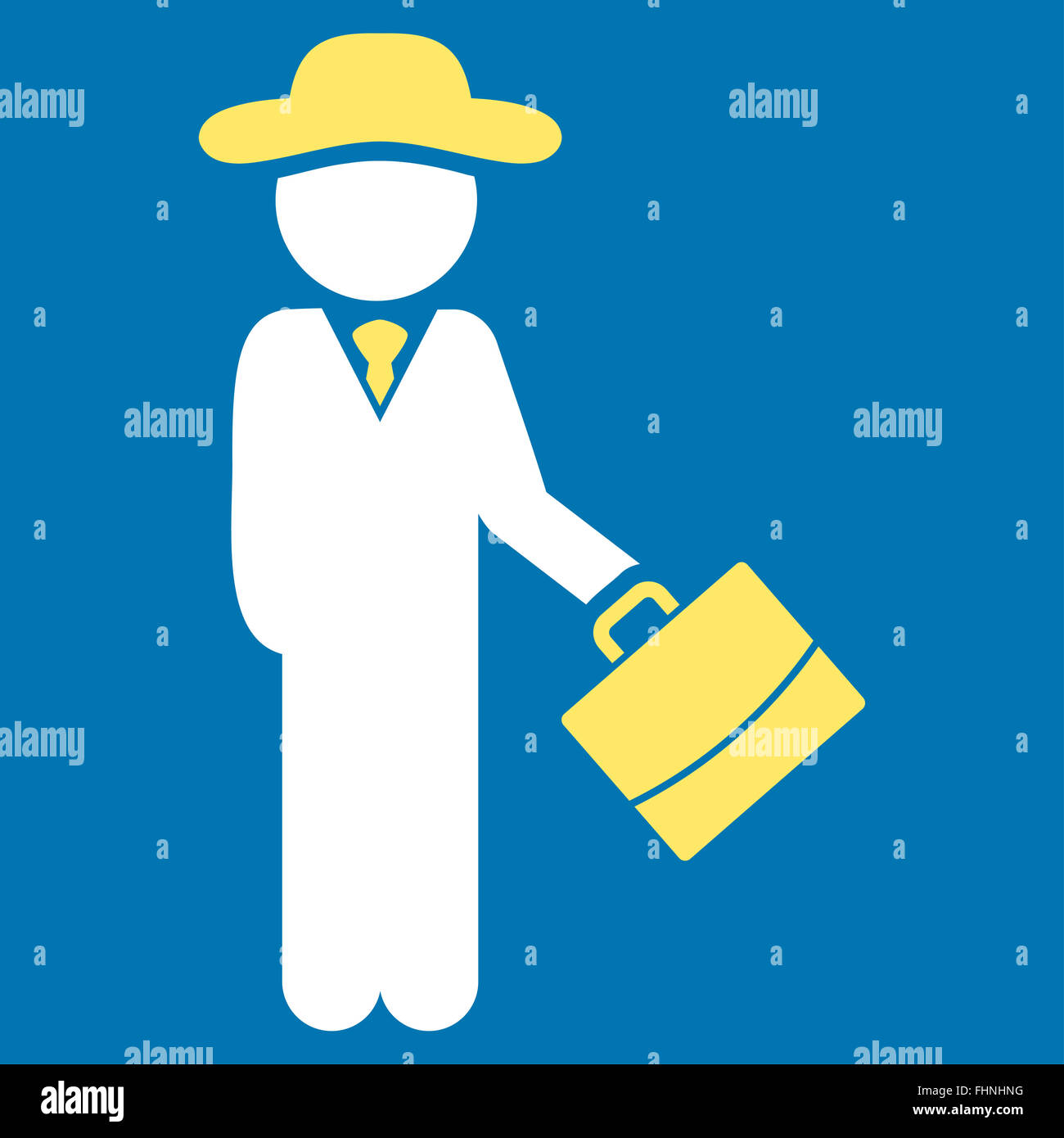 Man Manager Icon Stock Photo - Alamy