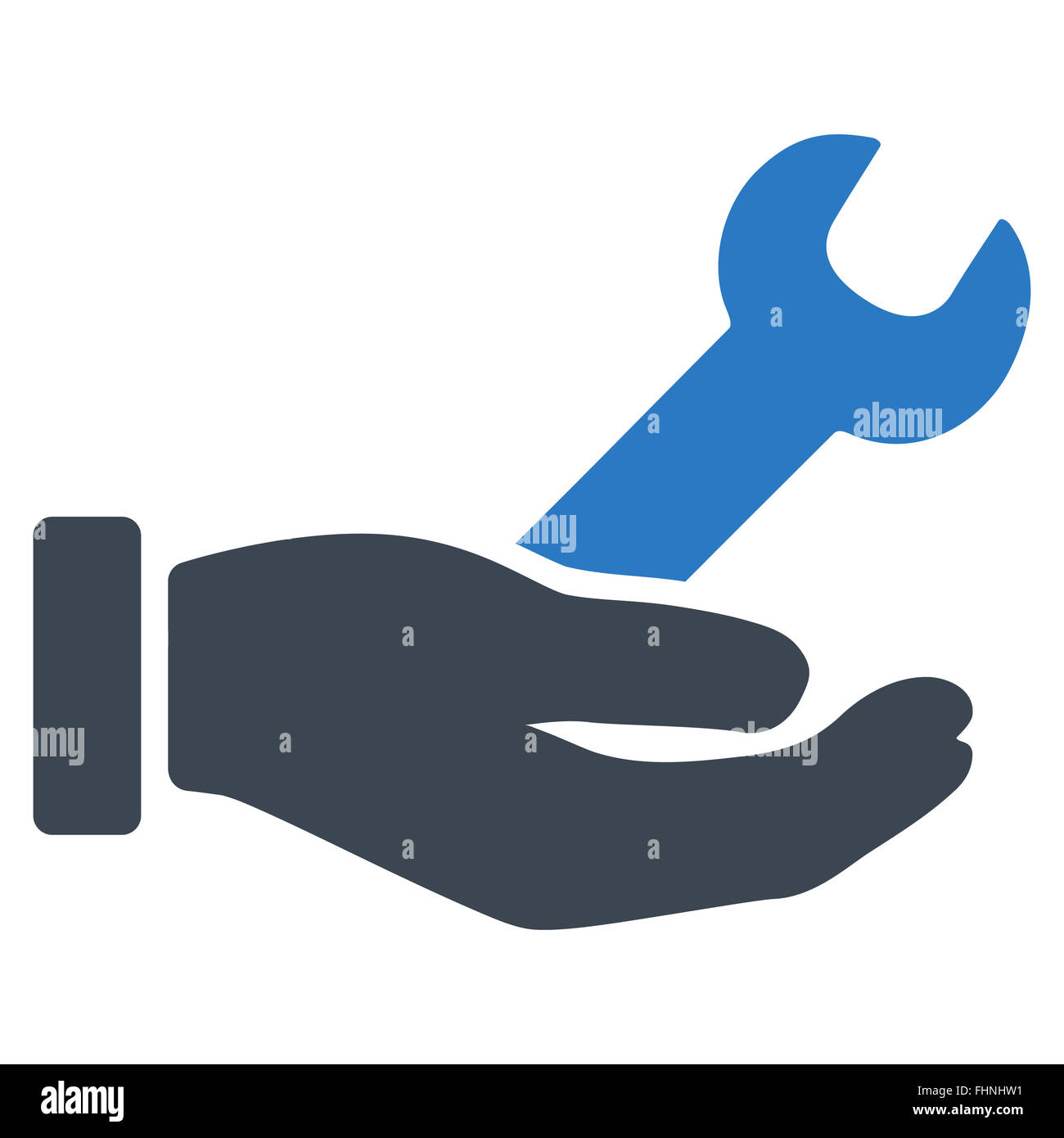 Wrench Service Icon Stock Photo - Alamy