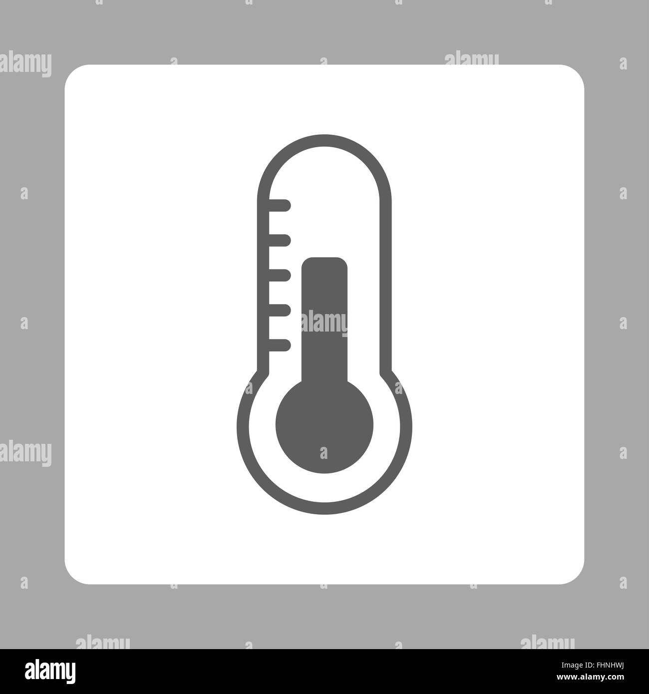 Temperature Rounded Square Button Stock Photo - Alamy