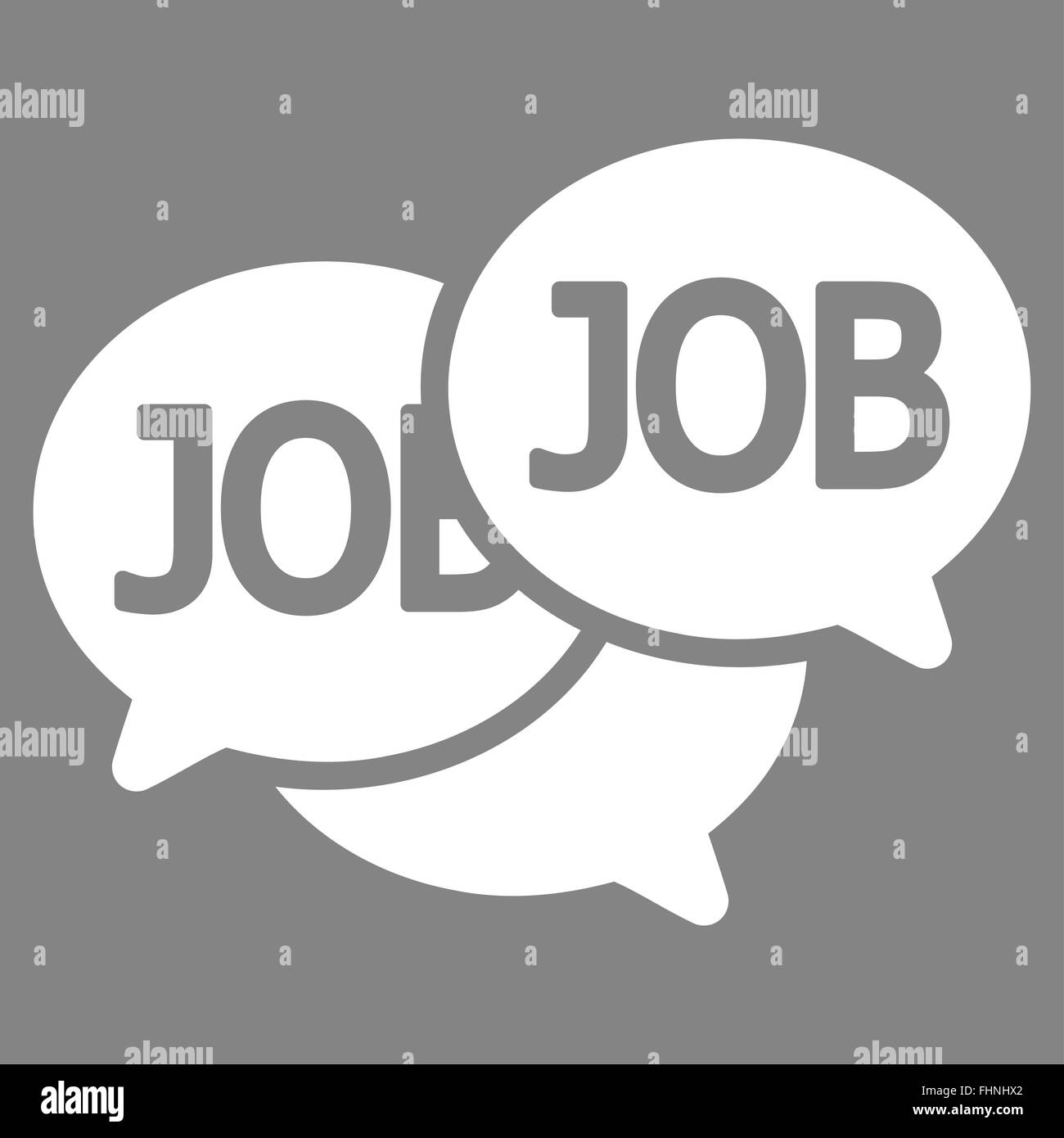 Labor Market icon from Business Bicolor Set Stock Photo - Alamy