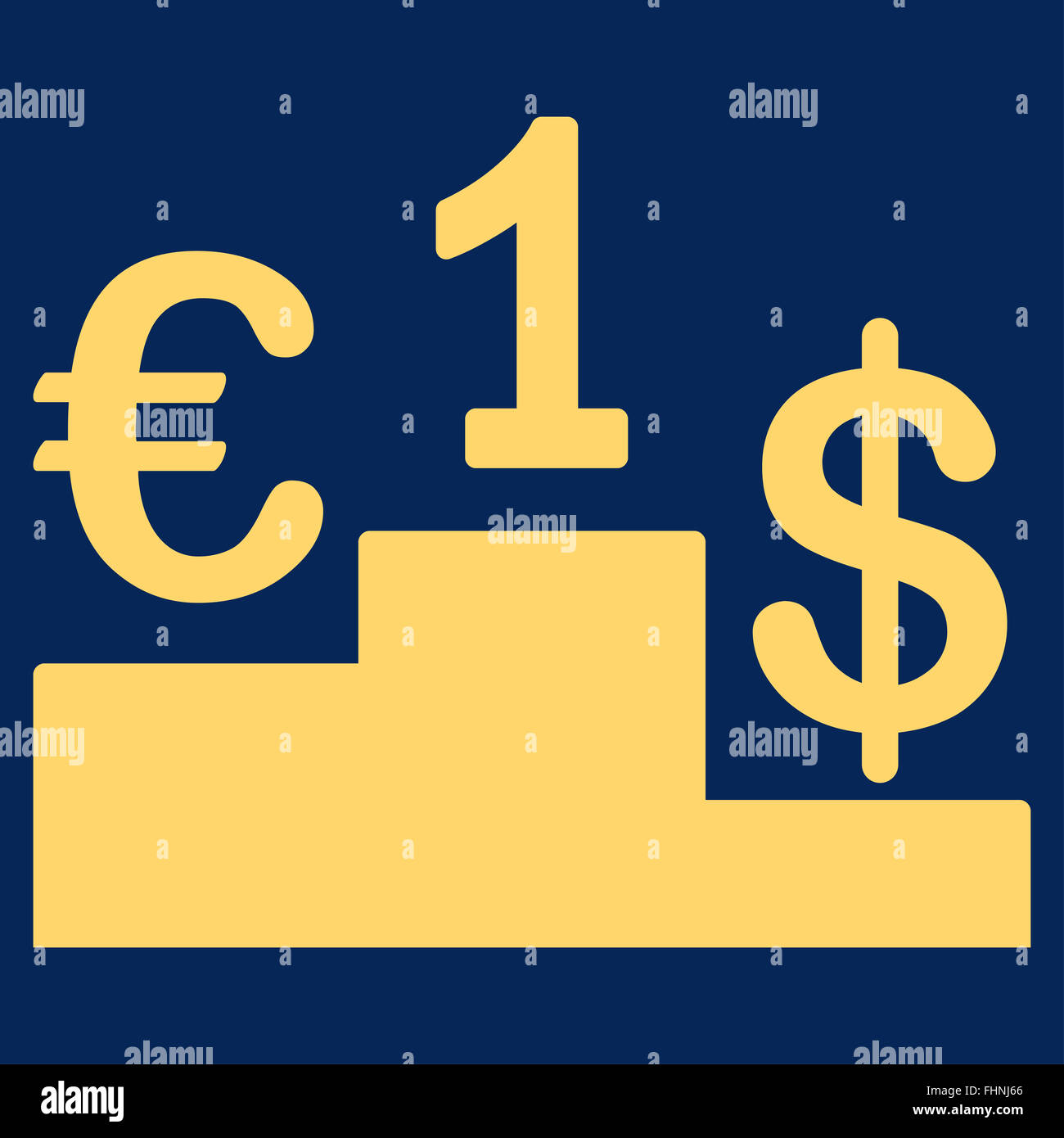 Currency Competition Icon Stock Photo - Alamy