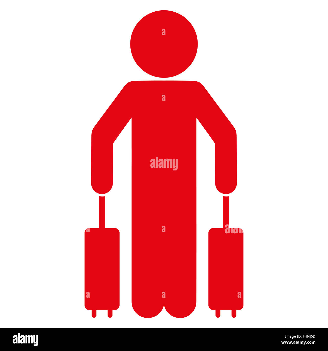 Male Passenger Icon Stock Photo - Alamy