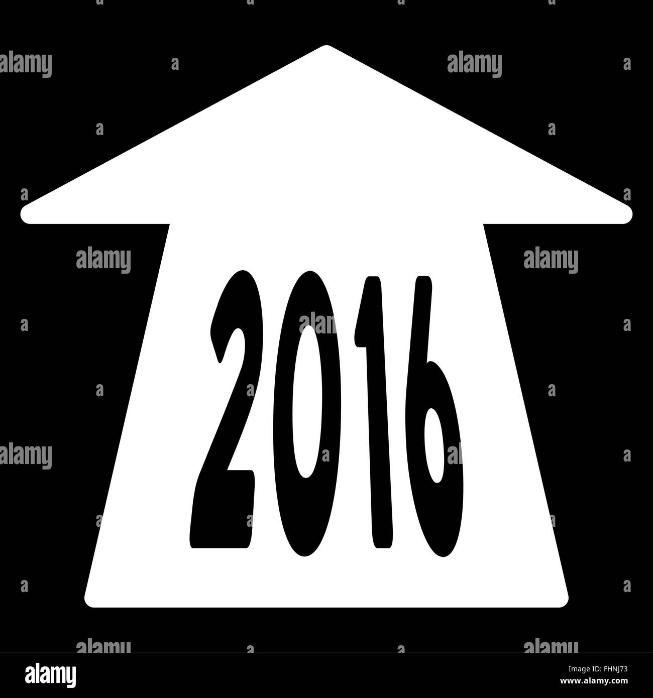 2016 Future Road Icon Stock Photo - Alamy