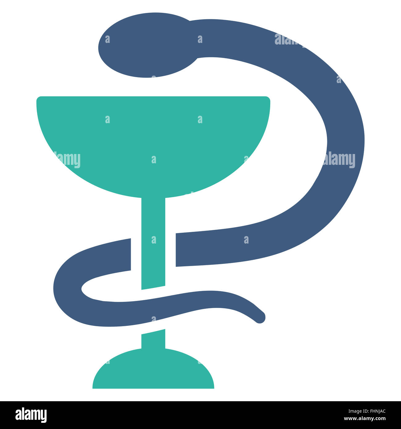 Snake Cup Icon Stock Photo - Alamy