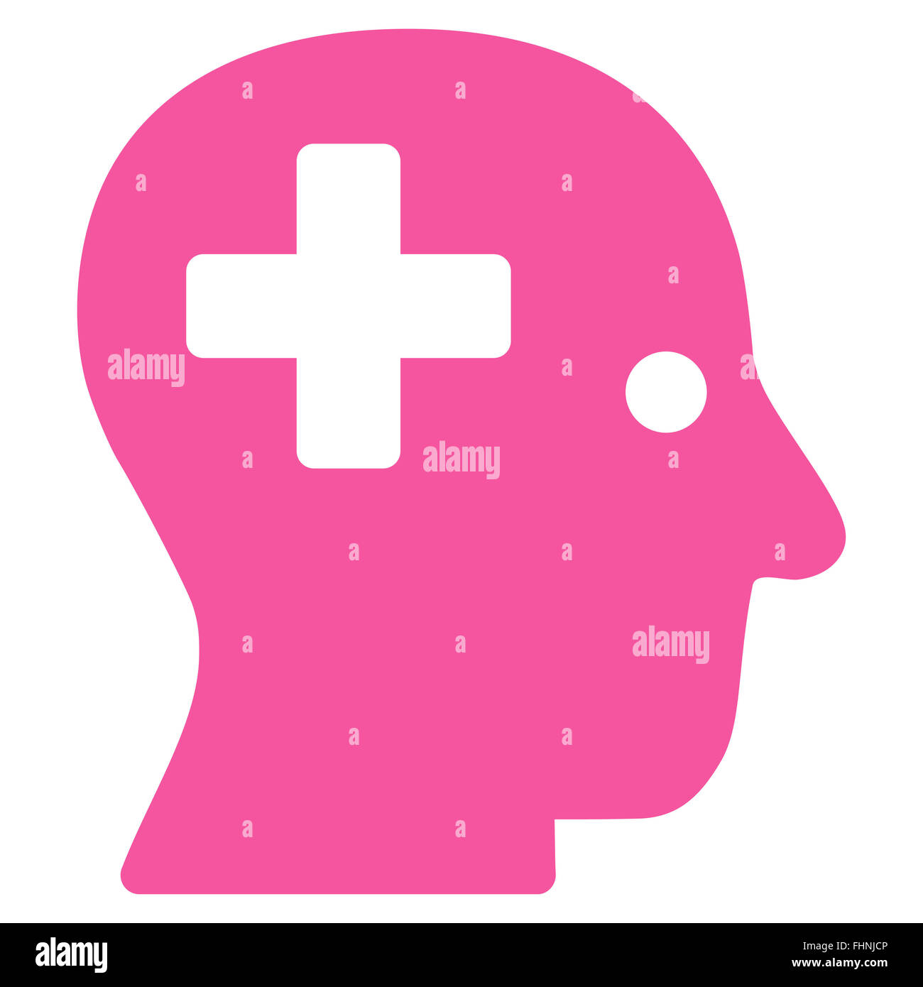 Plus Head Icon Stock Photo - Alamy