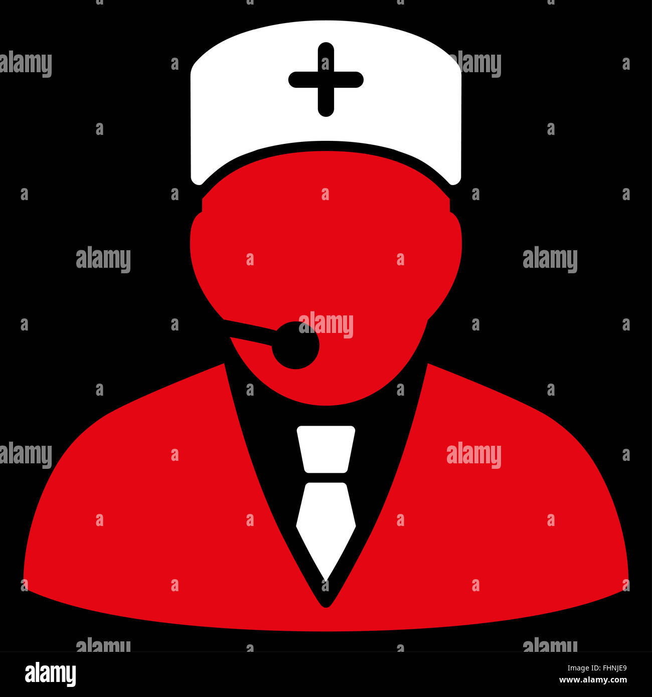 Medical Manager Icon Stock Photo - Alamy