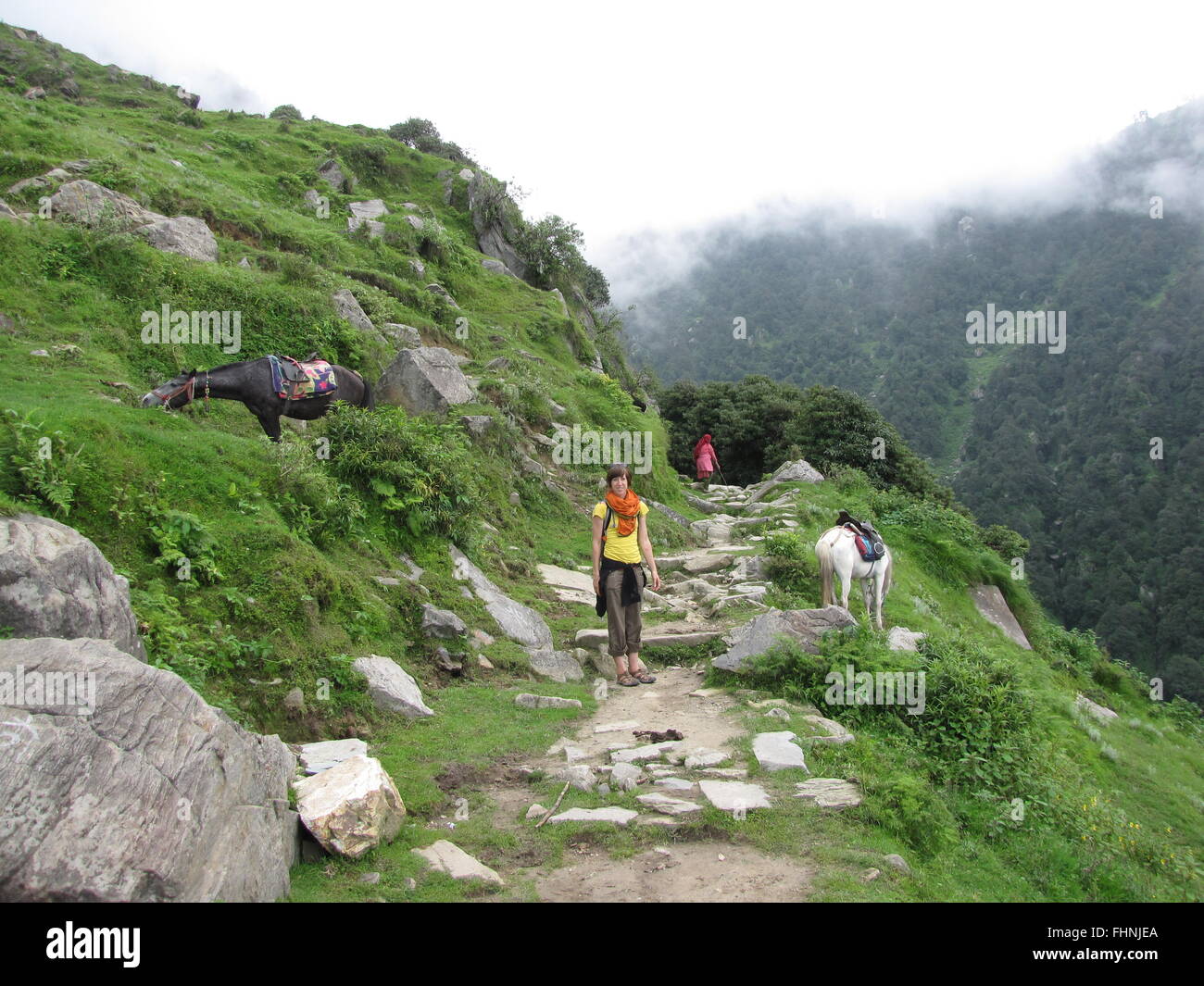 Triund mountains hi-res stock photography and images - Alamy