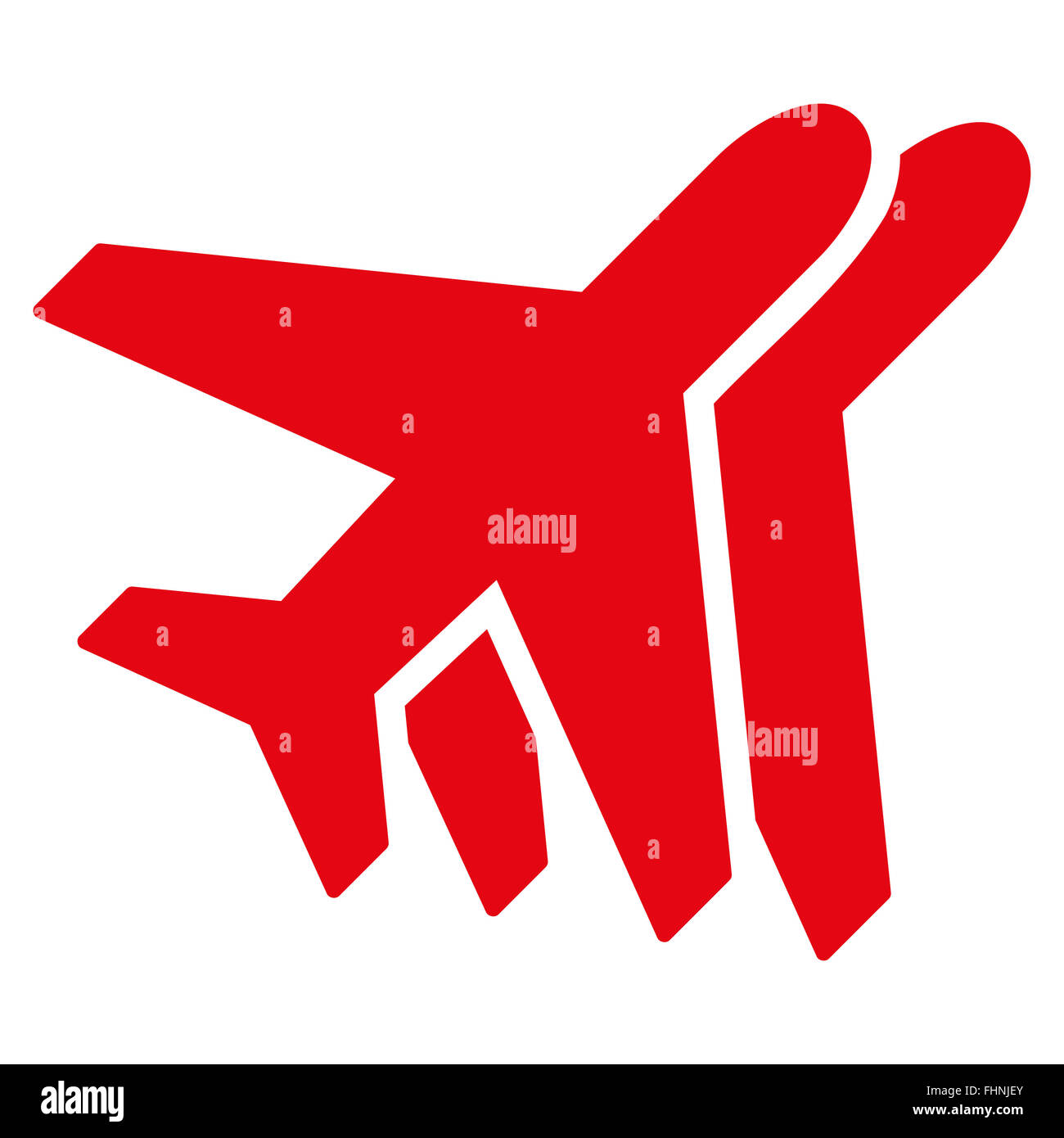 Airlines Flat Icon Stock Photo - Alamy