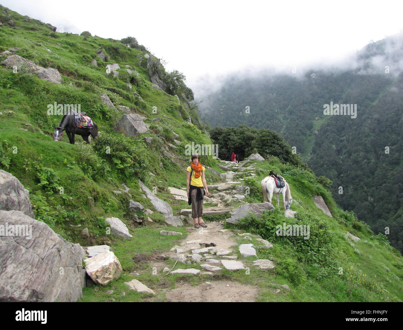 Triund mountains hi-res stock photography and images - Alamy