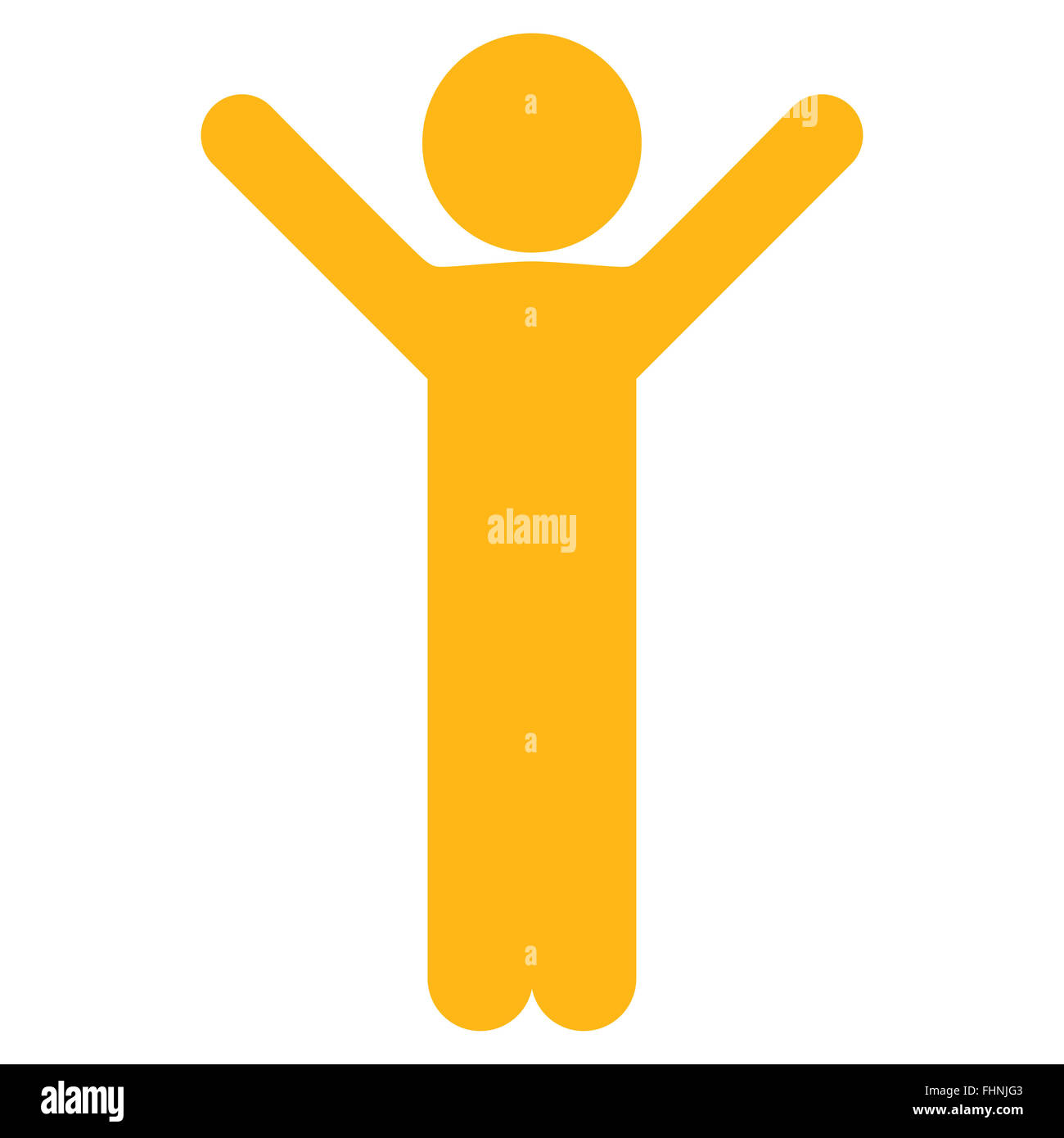 Happy Human Profile Icon Stock Photo - Alamy