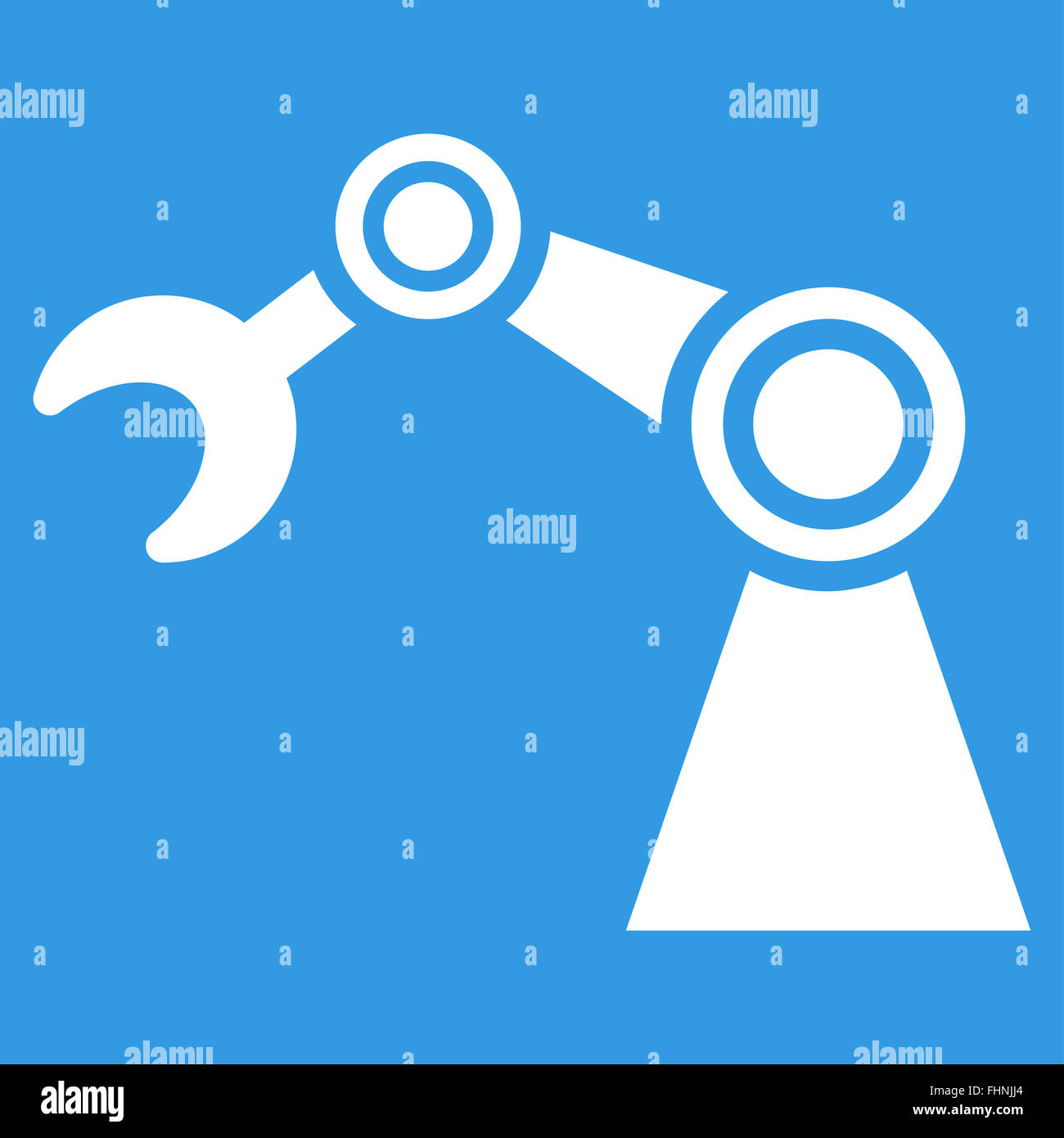 Manipulator Flat Icon Stock Photo - Alamy