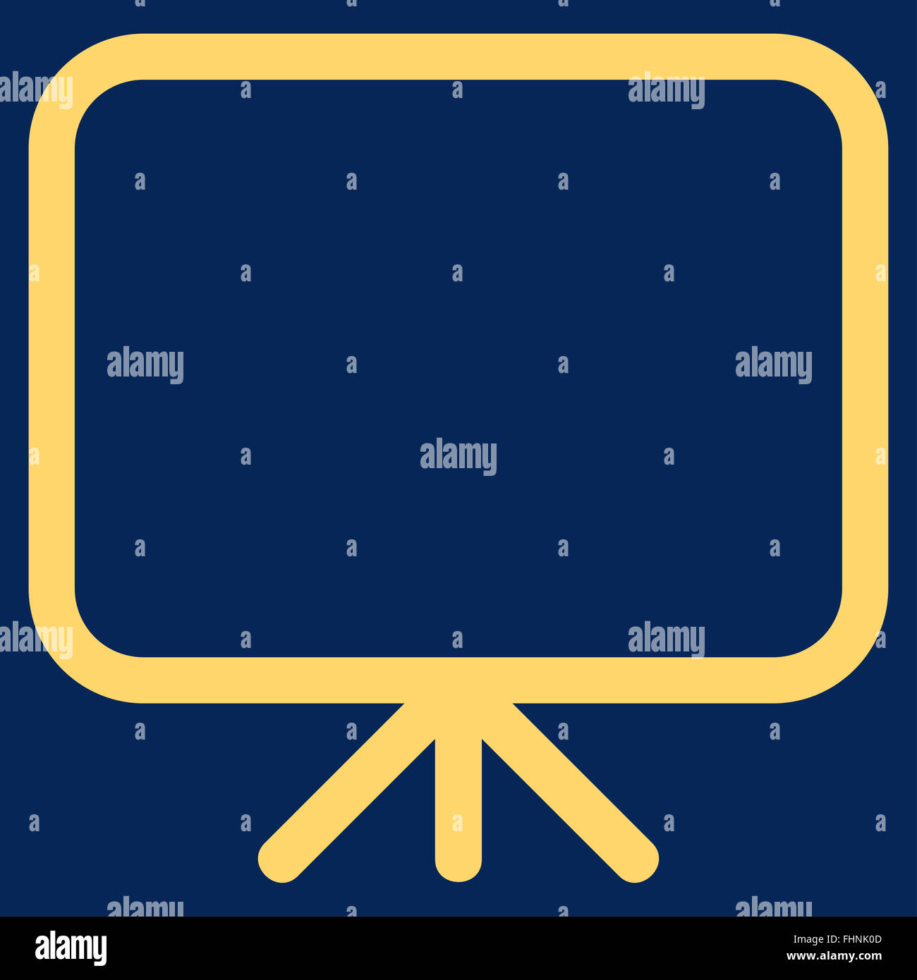 Presentation screen icon Stock Photo - Alamy