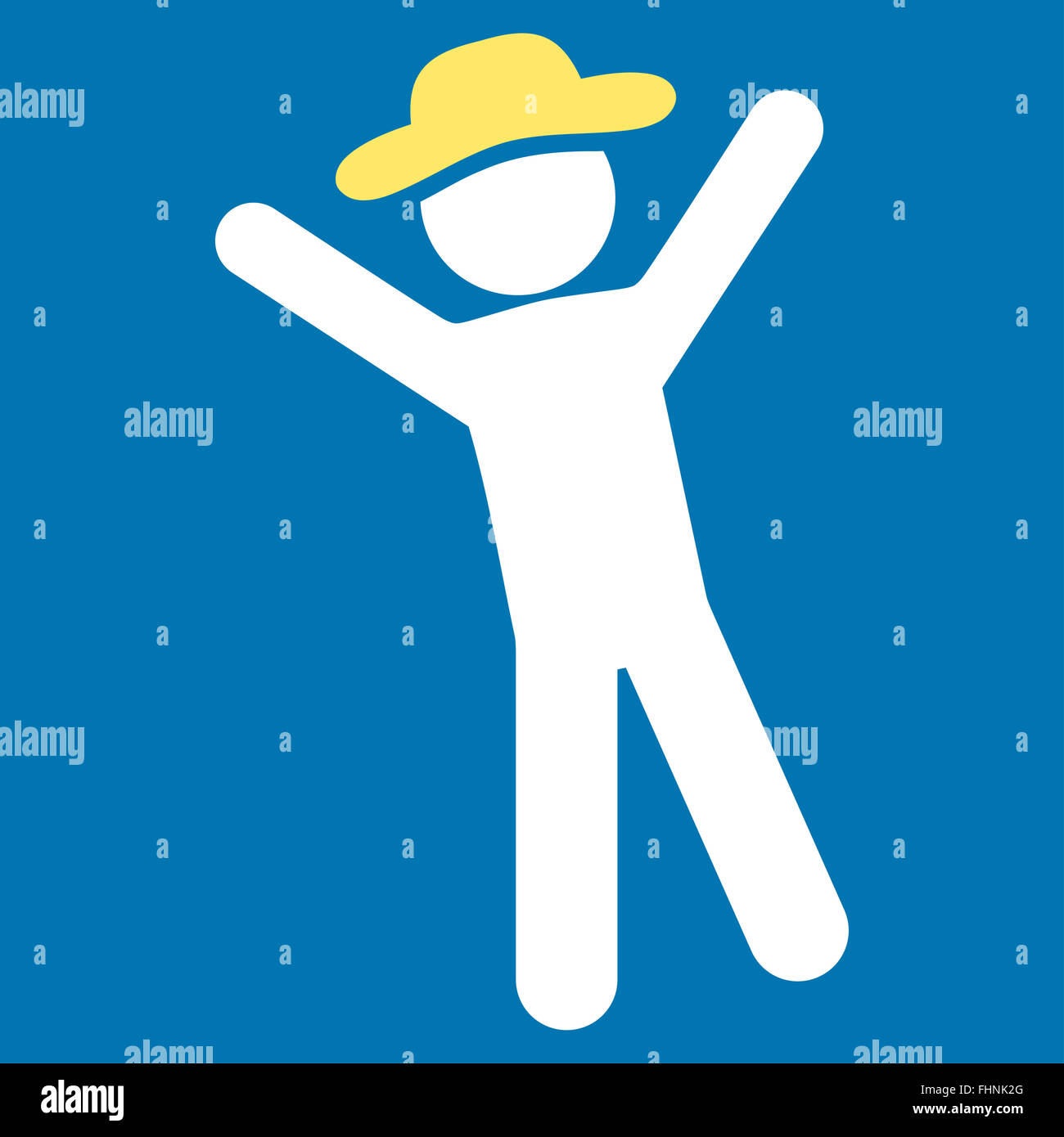 Guy Joy Icon Stock Photo - Alamy