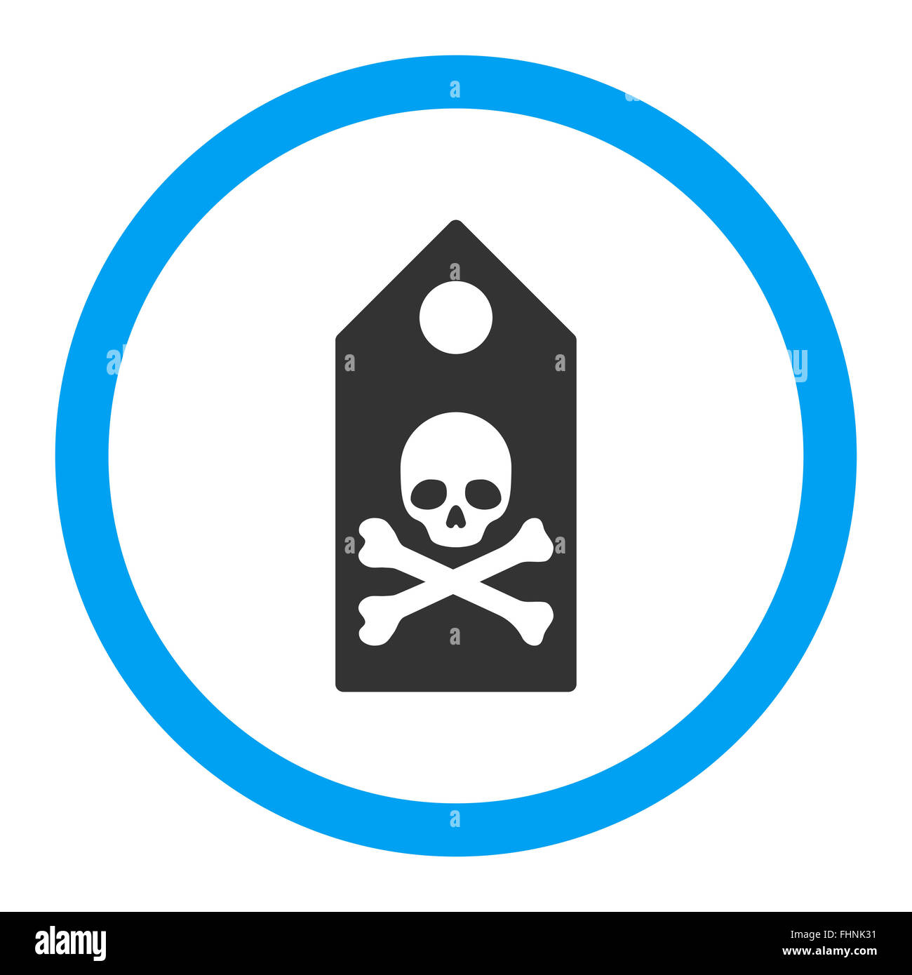 Death Mark Rounded Glyph Icon Stock Photo - Alamy