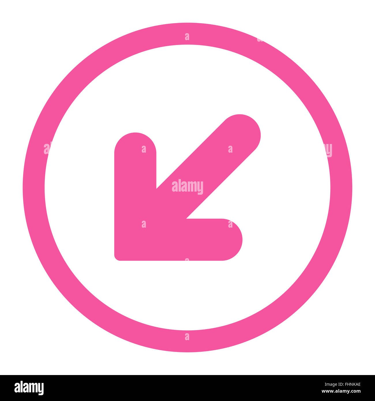 Pink Arrows Pointing Down