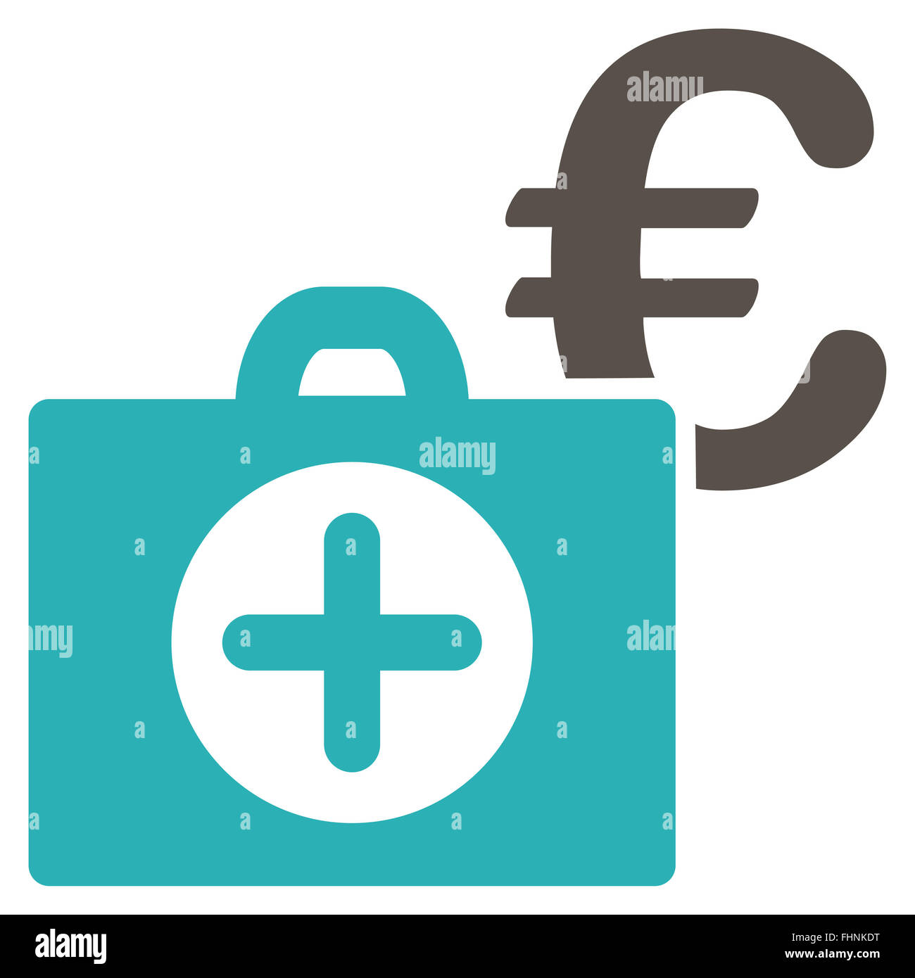 Euro Medical Payment Icon Stock Photo - Alamy