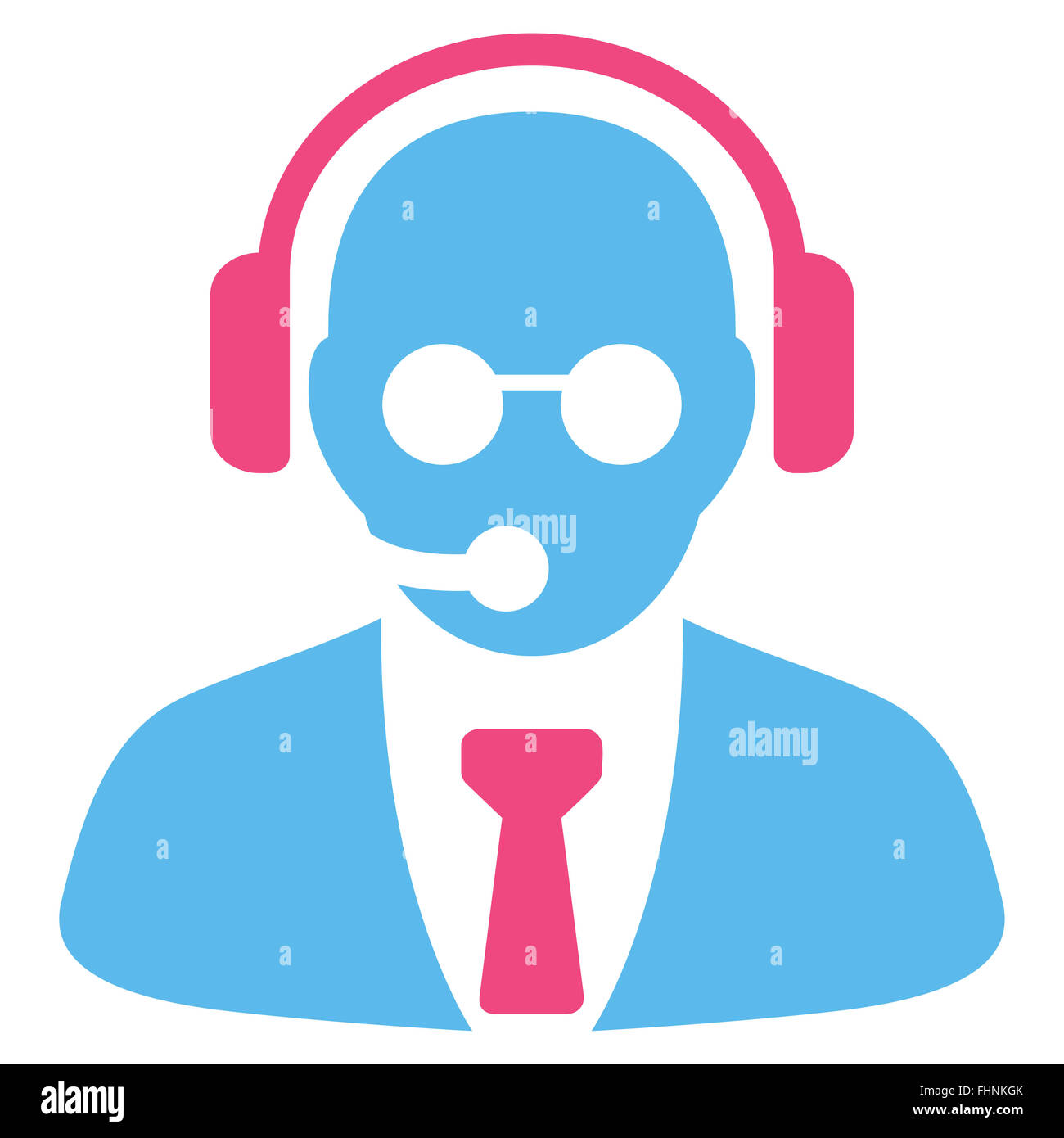 Support Manager Icon Stock Photo - Alamy