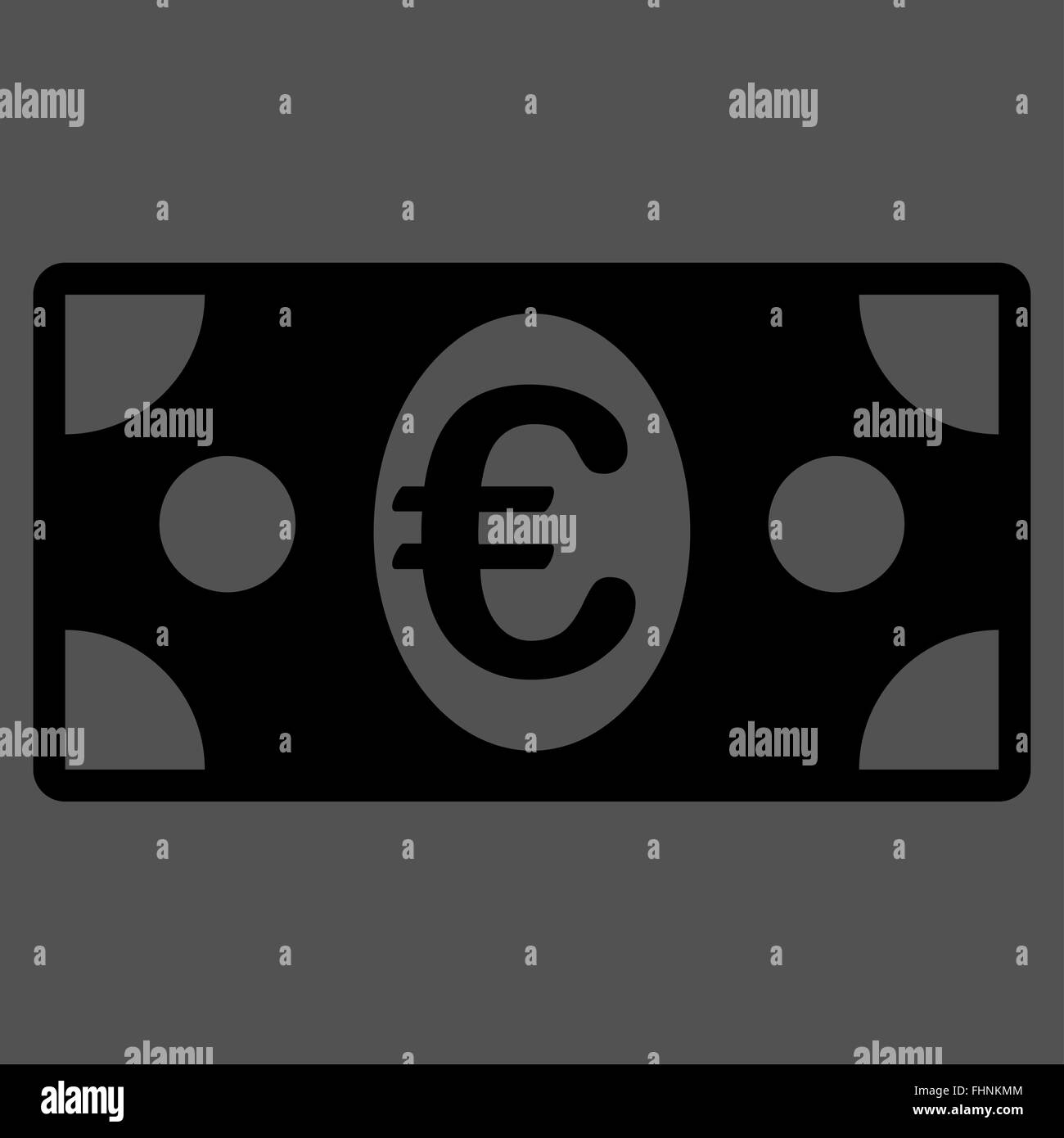 Euro Banknote Icon Stock Photo - Alamy