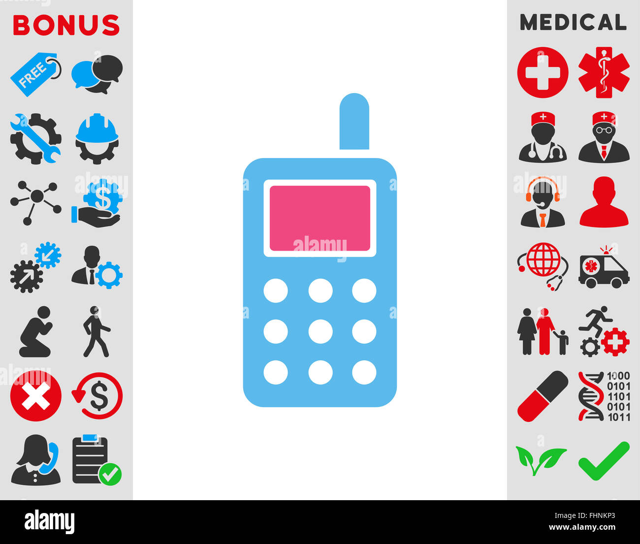 Cell Phone Icon Stock Photo - Alamy