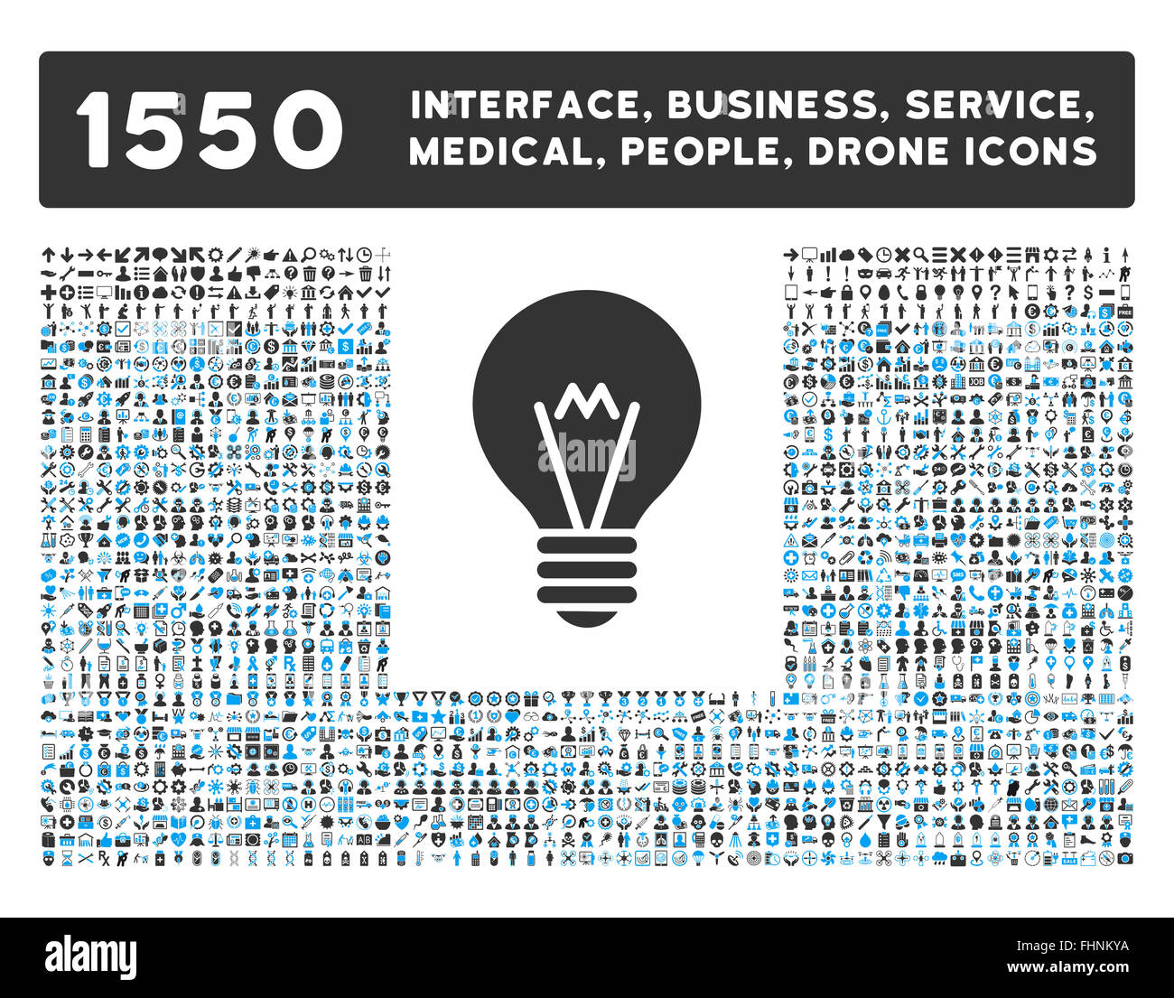 Hint Icon and More Interface, Business, Tools, People, Medical, Awards ...