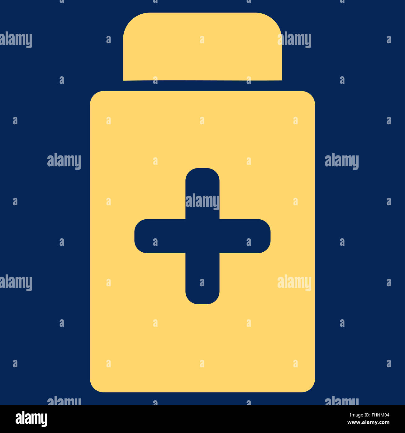 Medication Bottle Icon Stock Photo - Alamy