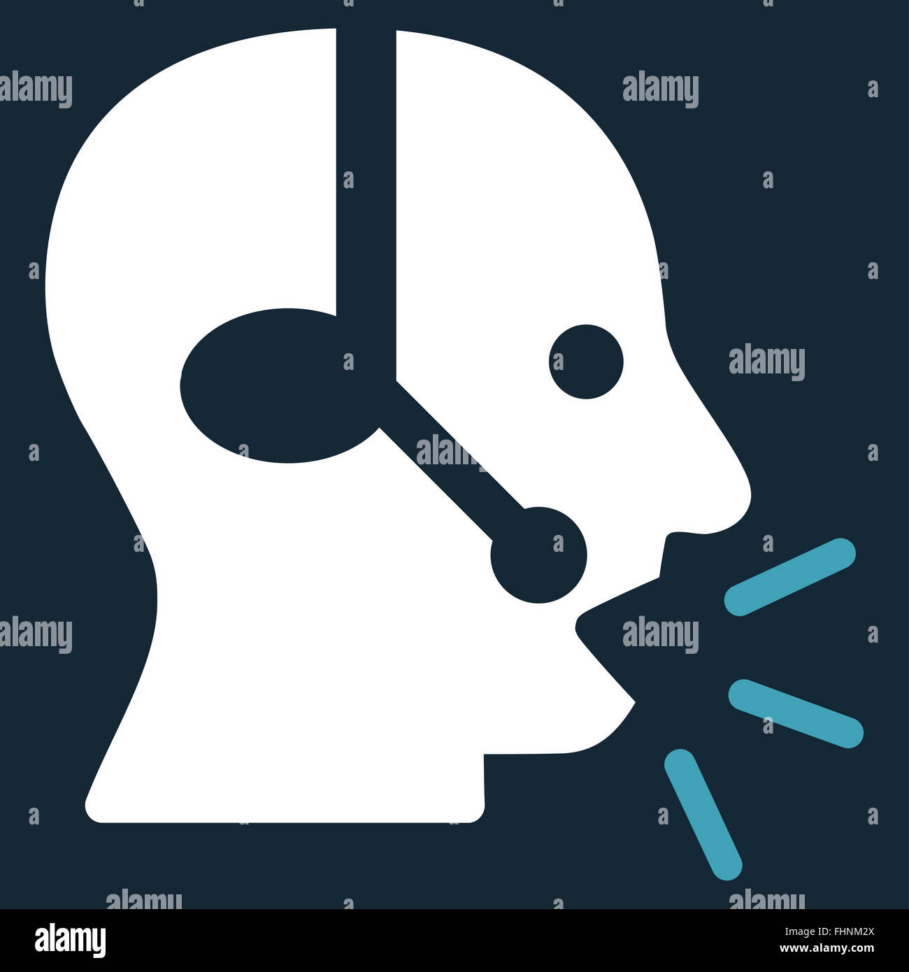 Operator Message Icon Stock Photo - Alamy