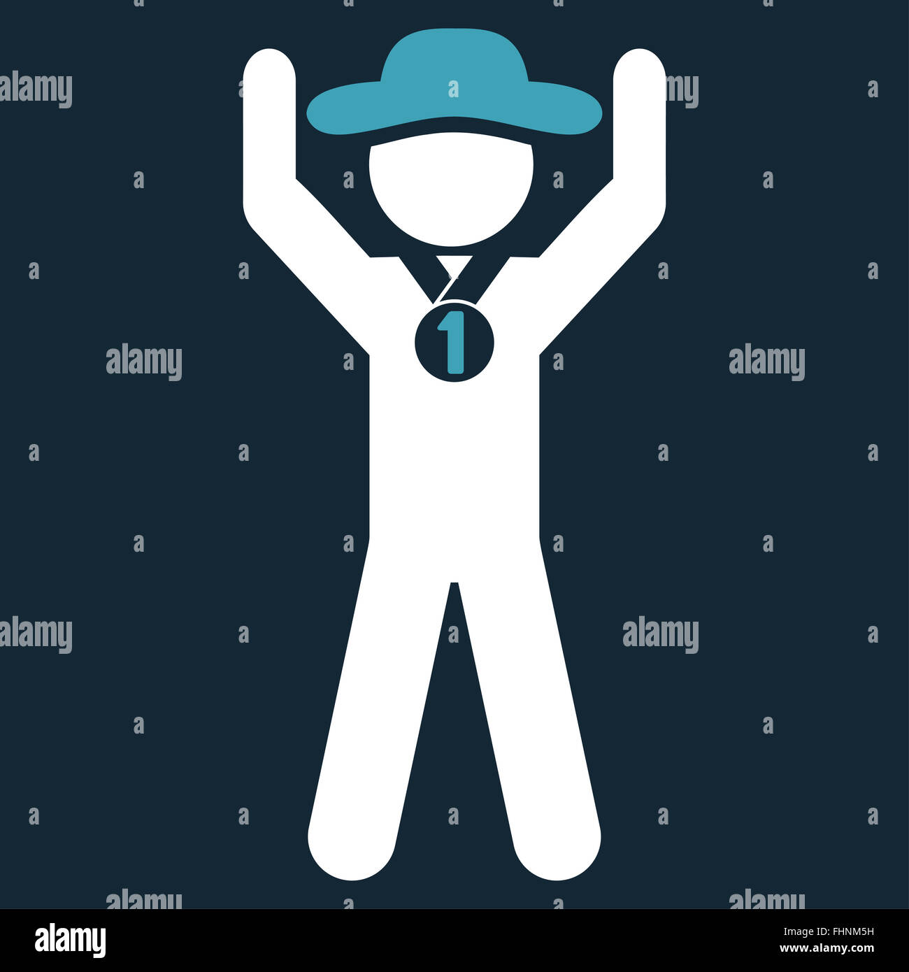 User Champion Icon Stock Photo - Alamy