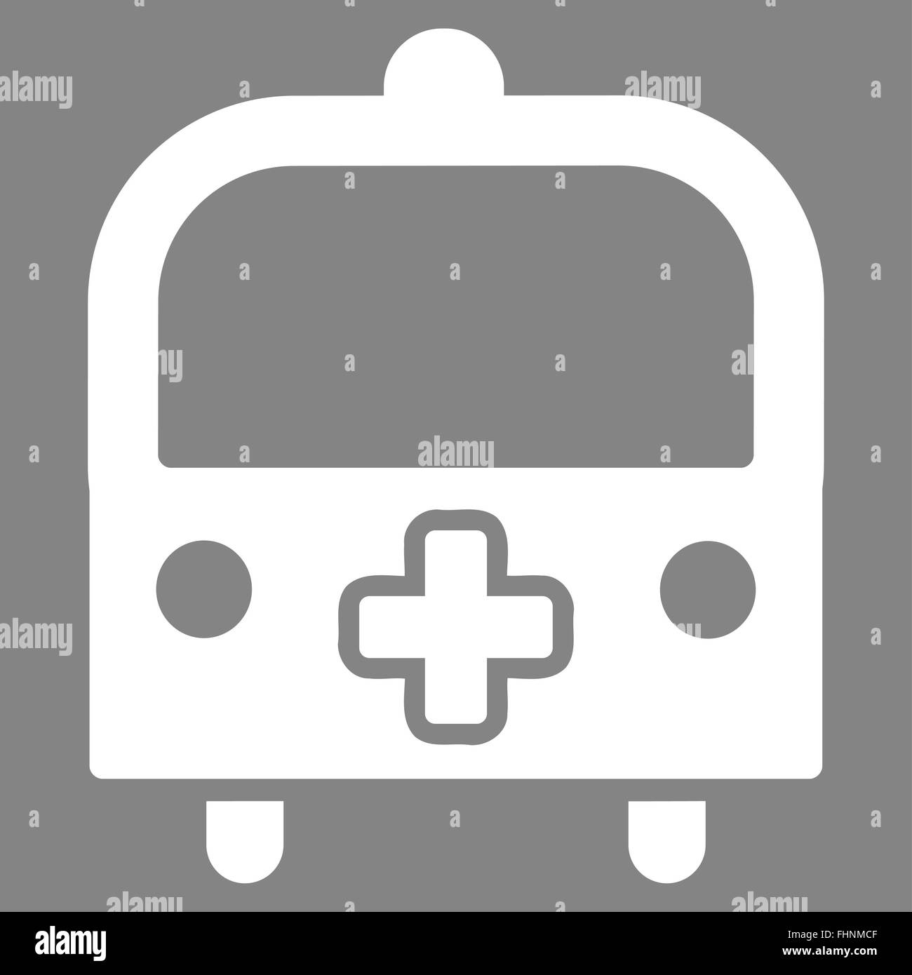Medical Bus Icon Stock Photo - Alamy