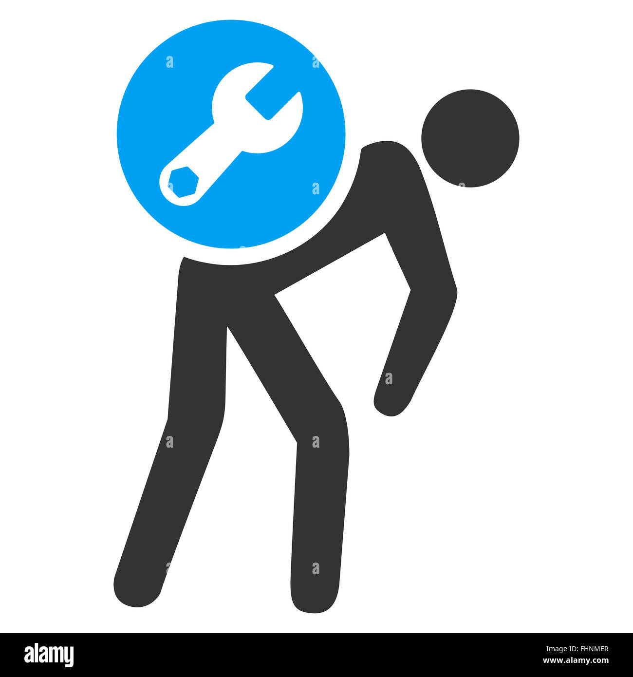 Service Courier Icon Stock Photo - Alamy