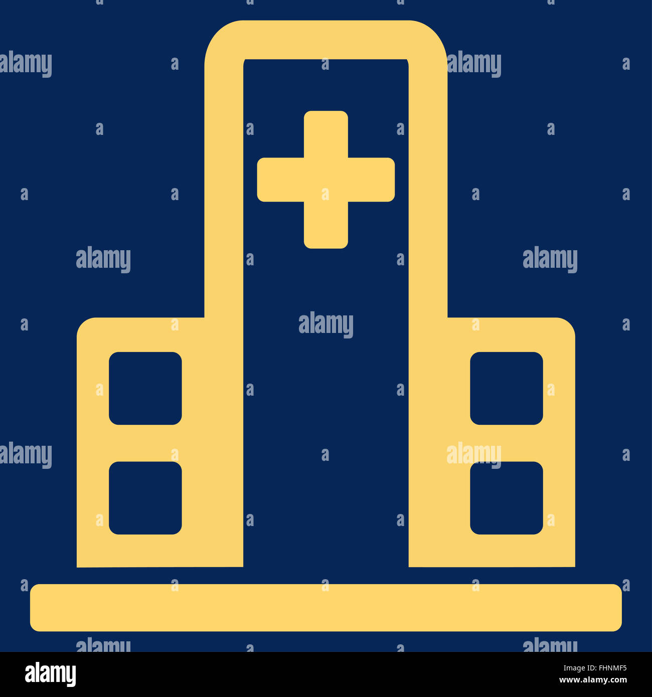Hospital Building Icon Stock Photo - Alamy